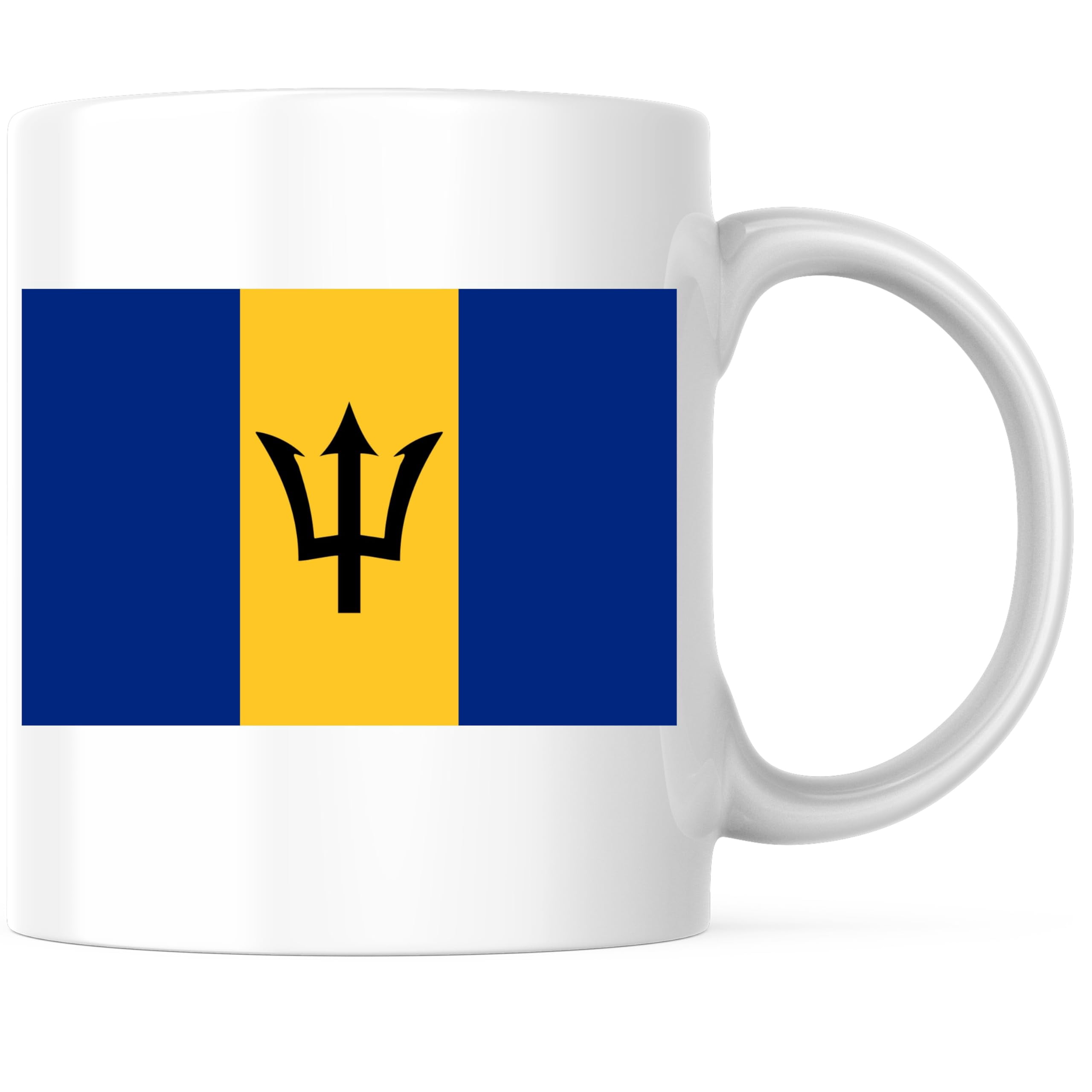 Barbados World Flag Coffee Mug - Barbados Pride - 11 Ounce Coffee Mug ...