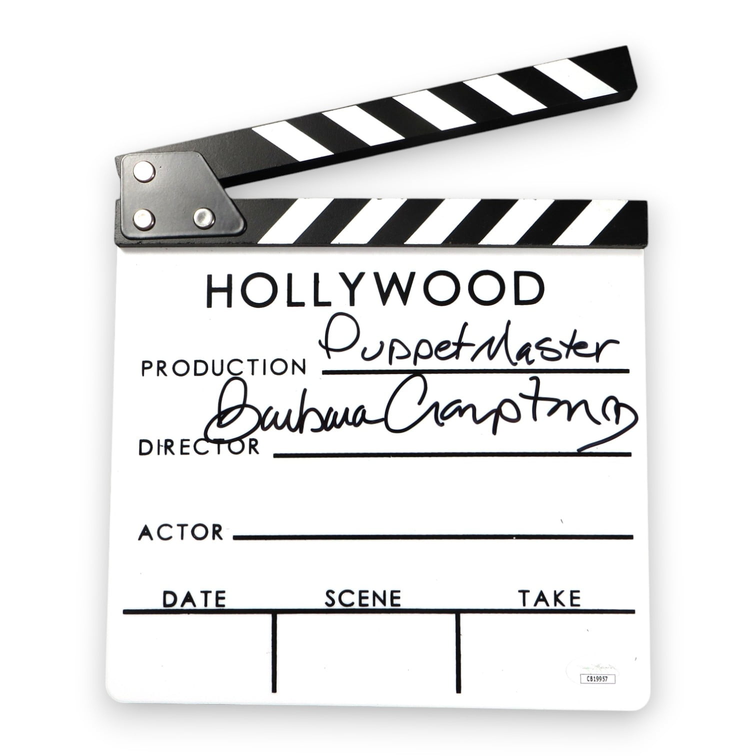 Barbara Crampton Signed Autographed Movie Clapper "Puppet Master" JSA ...