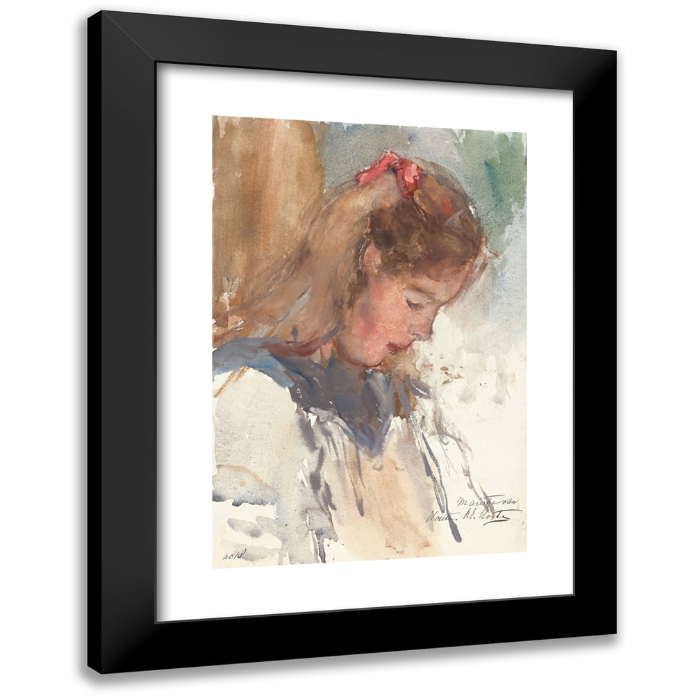 Barbara Elisabeth van Houten 13x18 Black Modern Framed Museum Art Print ...