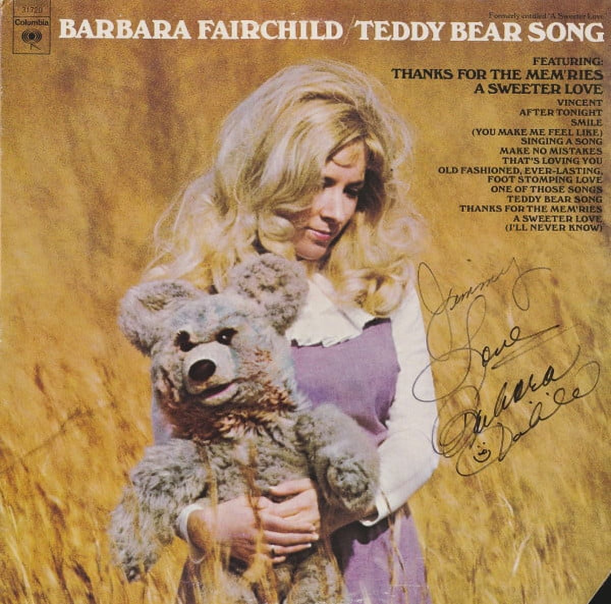 Barbara Fairchild – Teddy Bear Song (Vinyl) - Walmart.com