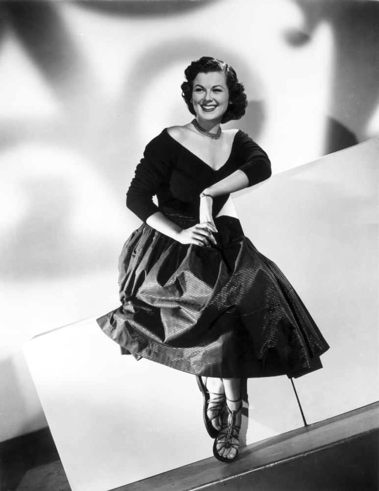 Barbara Hale on a Dress sitting Portrait Photo Print (8 x 10) - Walmart.com