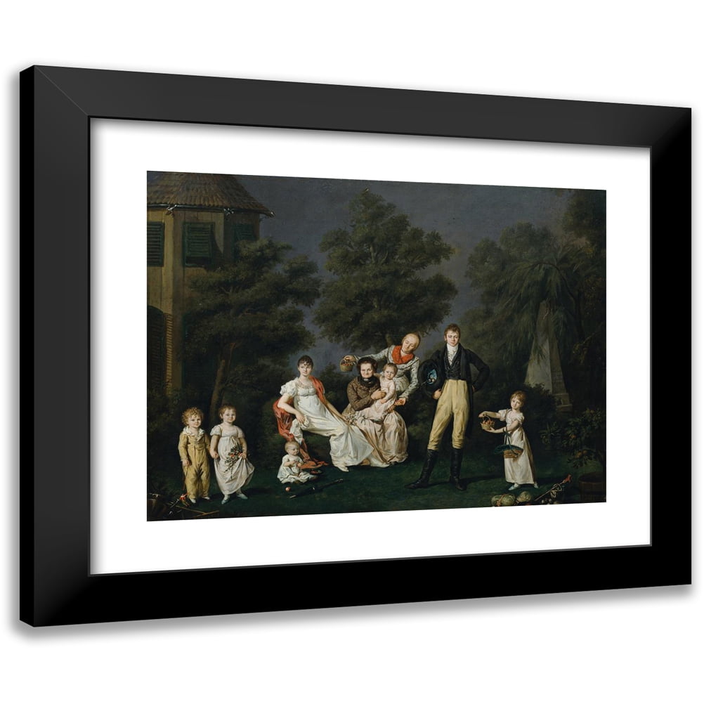 Barbara Krafft 24x19 Black Modern Framed Museum Art Print Titled - The ...