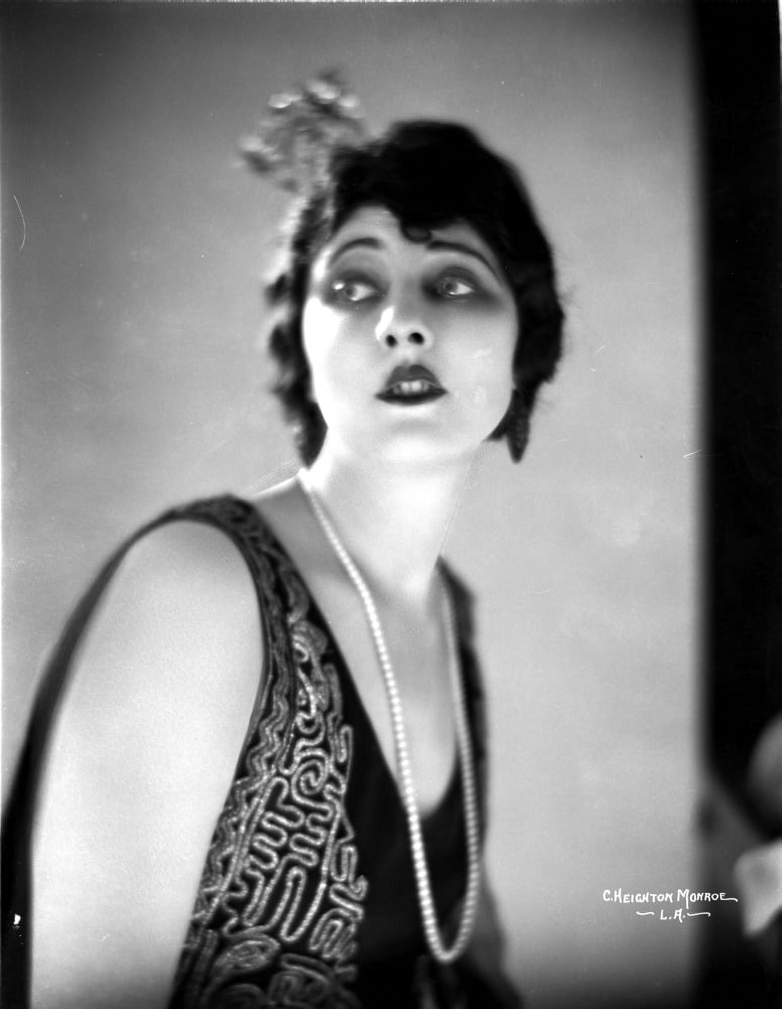 Barbara Lamarr on a Printed Top with Signature Photo Print (8 x 10 ...