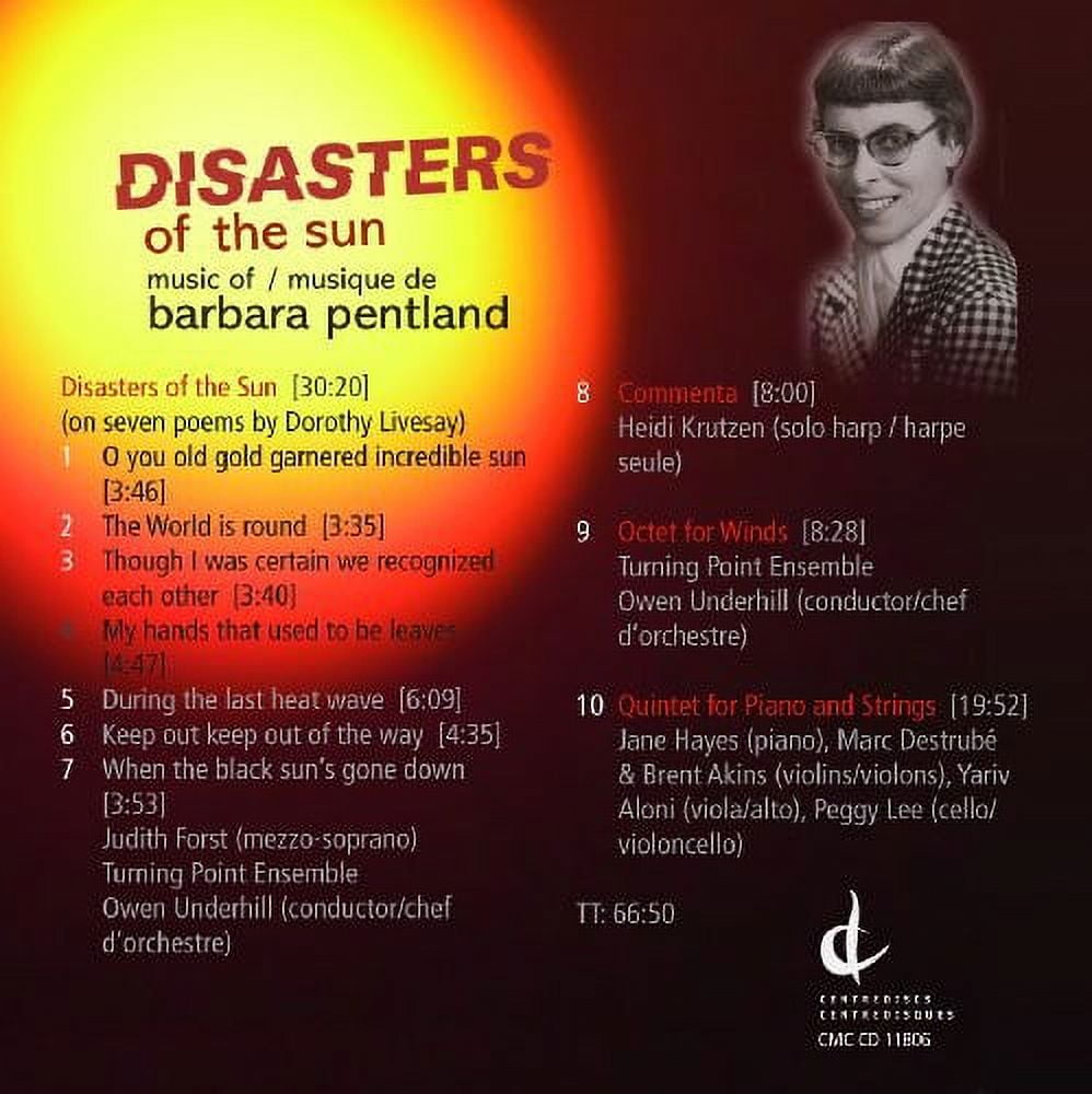 Barbara Pentland - Disasters of the Sun - Music & Performance - CD ...