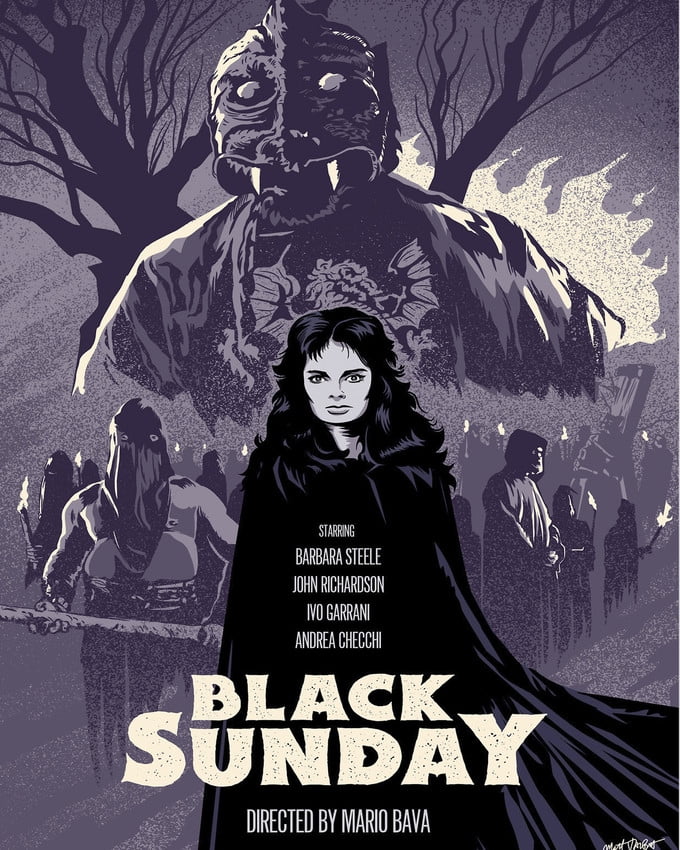 Barbara Steele In La Maschera Del Demonio Black Sunday Classic Horror ...