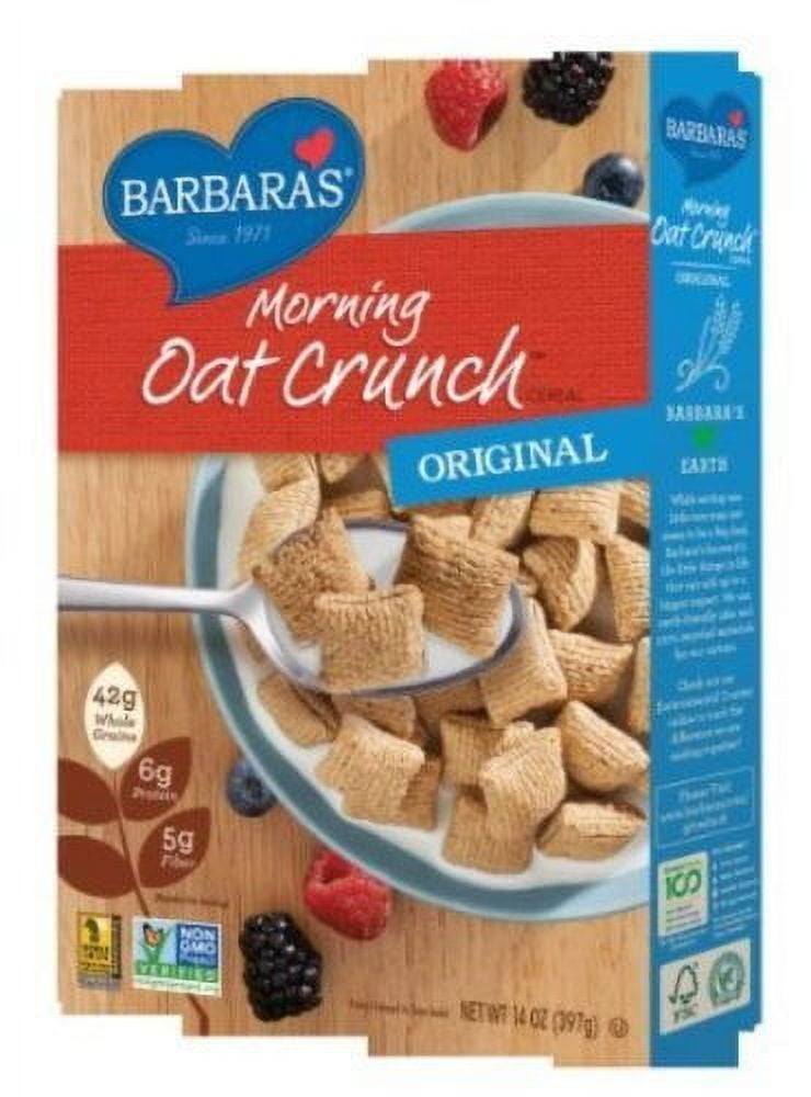 Barbara's Bakery, Morning Oat IFF17 Crunch, Original, 14-Ounce Boxes ...