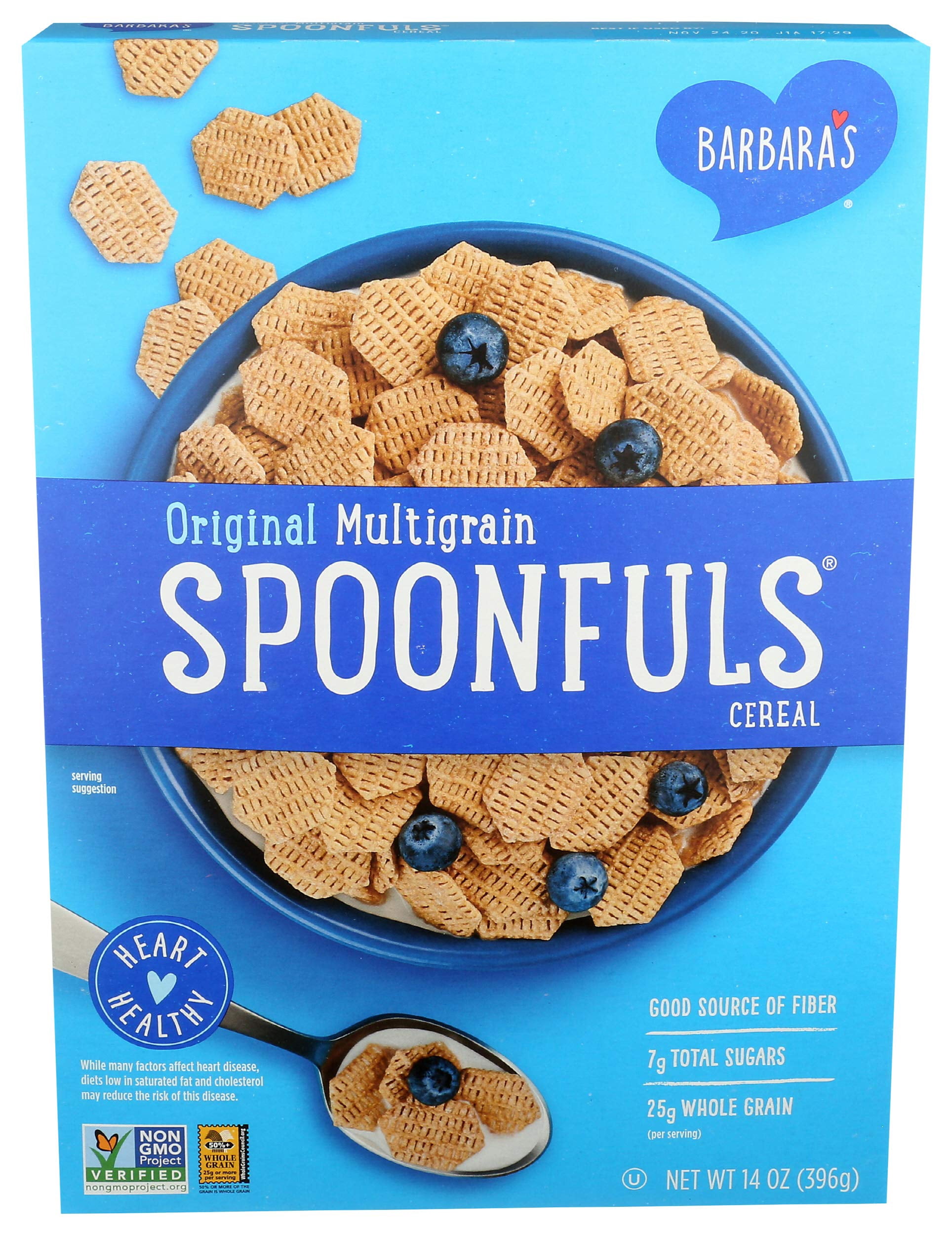 Barbara's Bakery Multigrain Spoonfuls IFF17 Cereal, Original, 14 Ounce ...