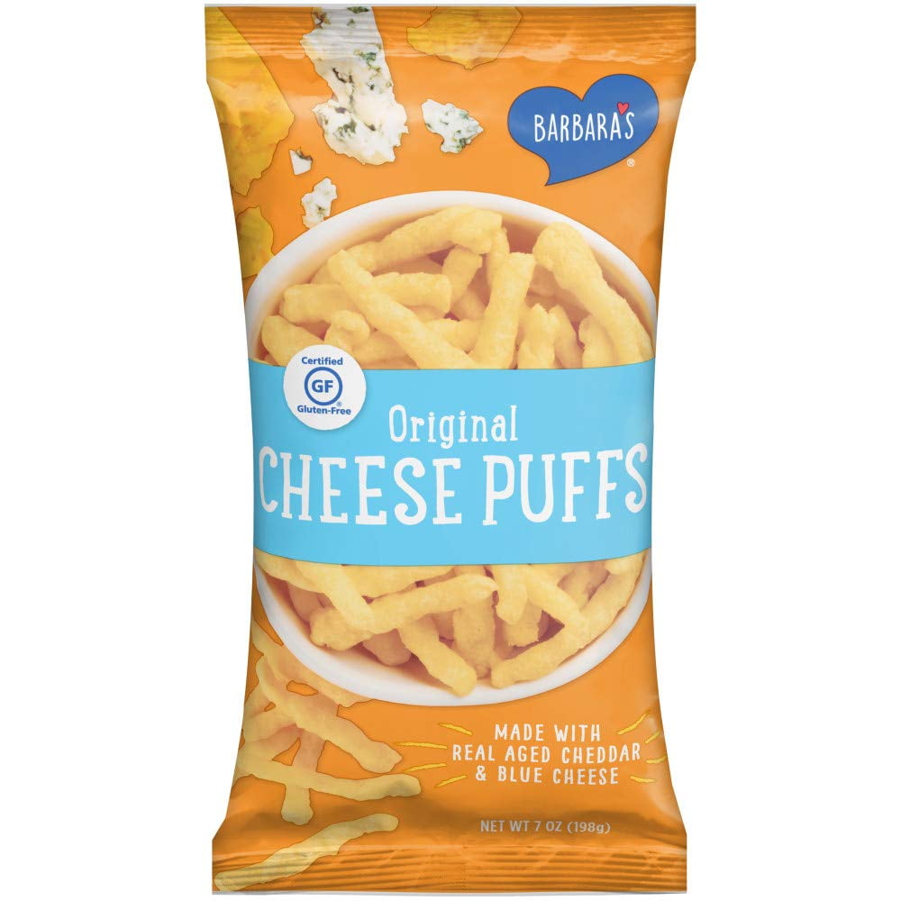 Barbara's Original Cheese Puffs, BCF26 Cheddar Puff Kids Snack Made ...