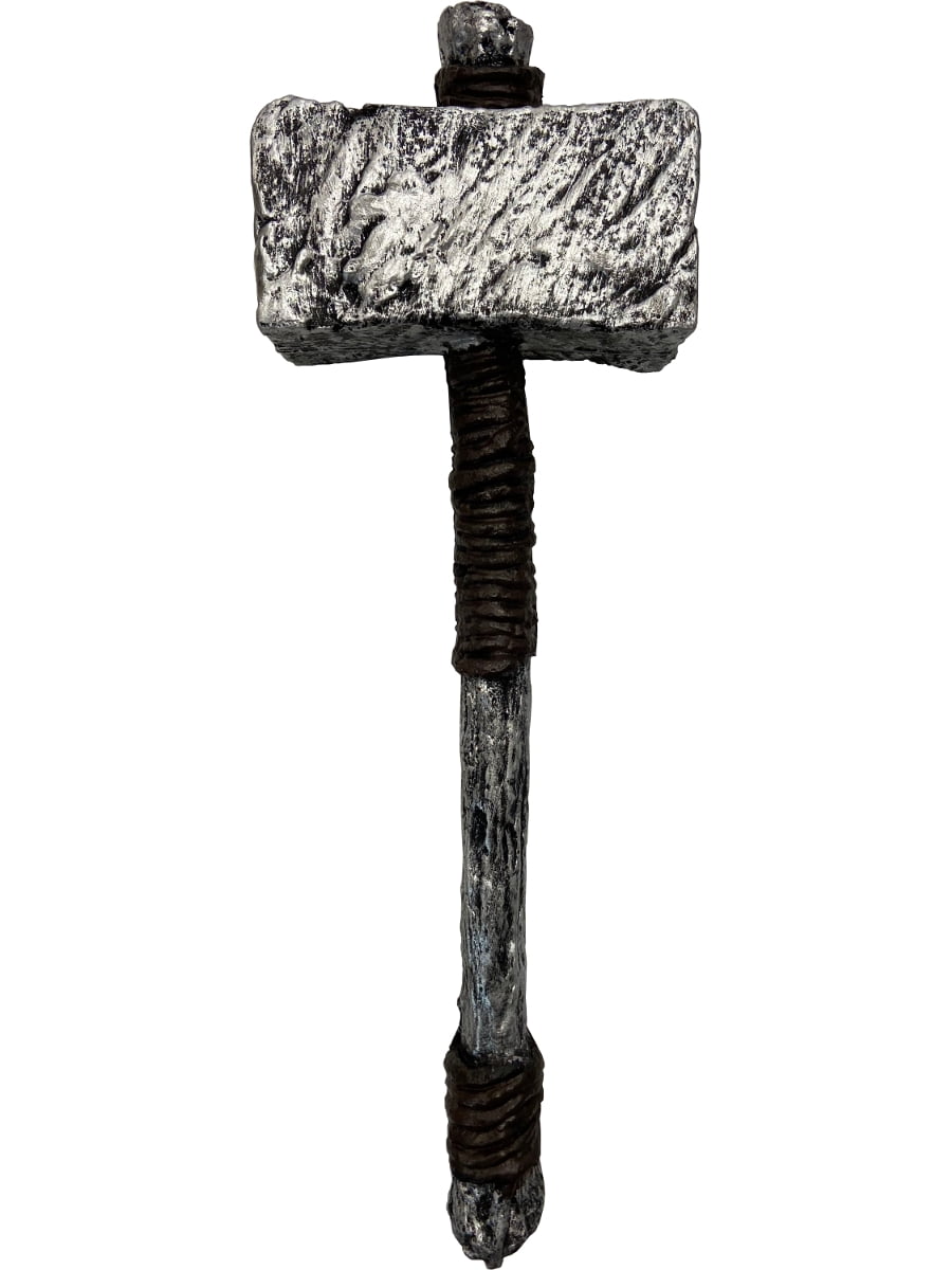 Barbarian Adventurer Combat Sledge Hammer Costume Accessory - Walmart.com