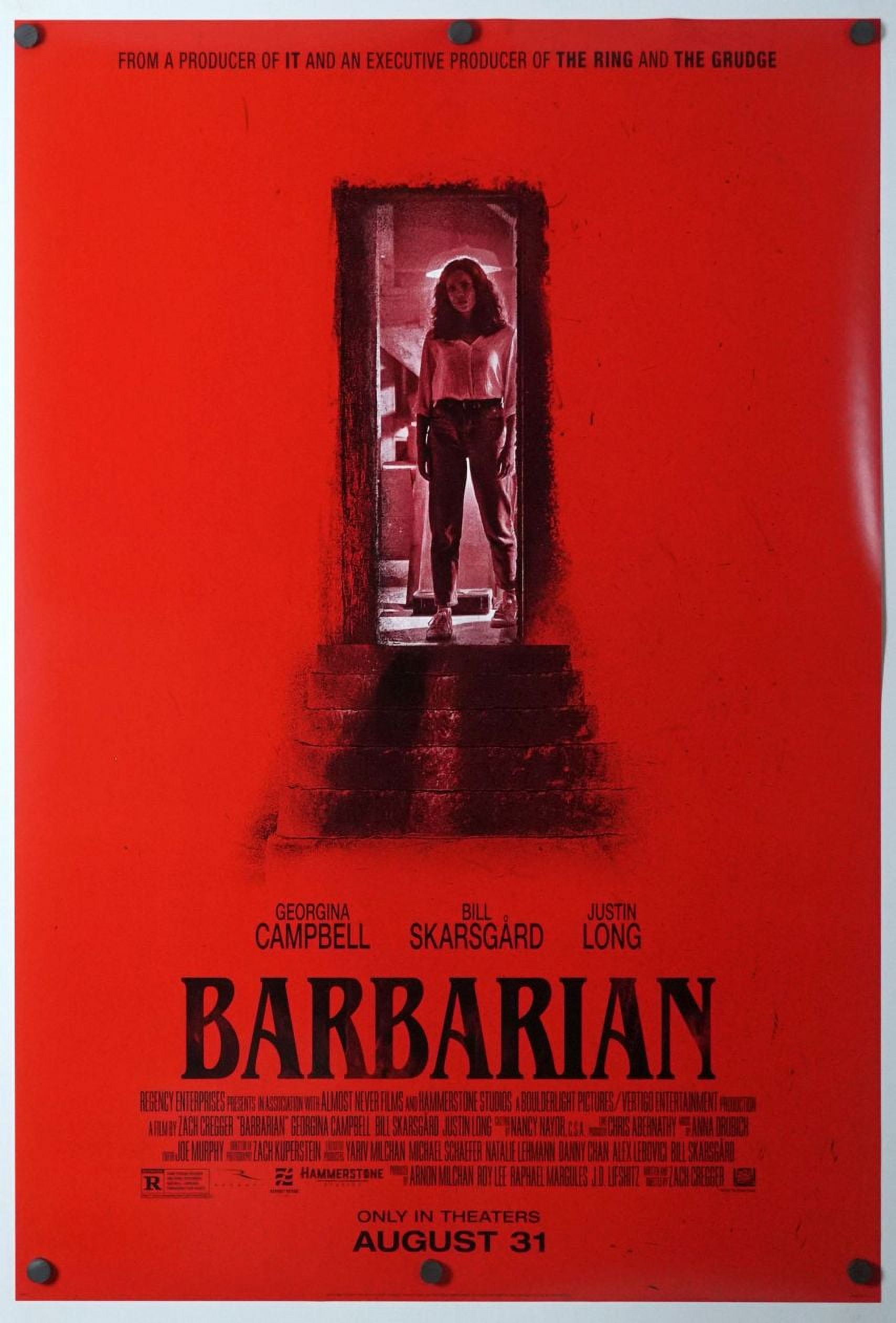 Barbarian Original Theatrical Movie Poster 2 Sided 27x40 - Walmart.com