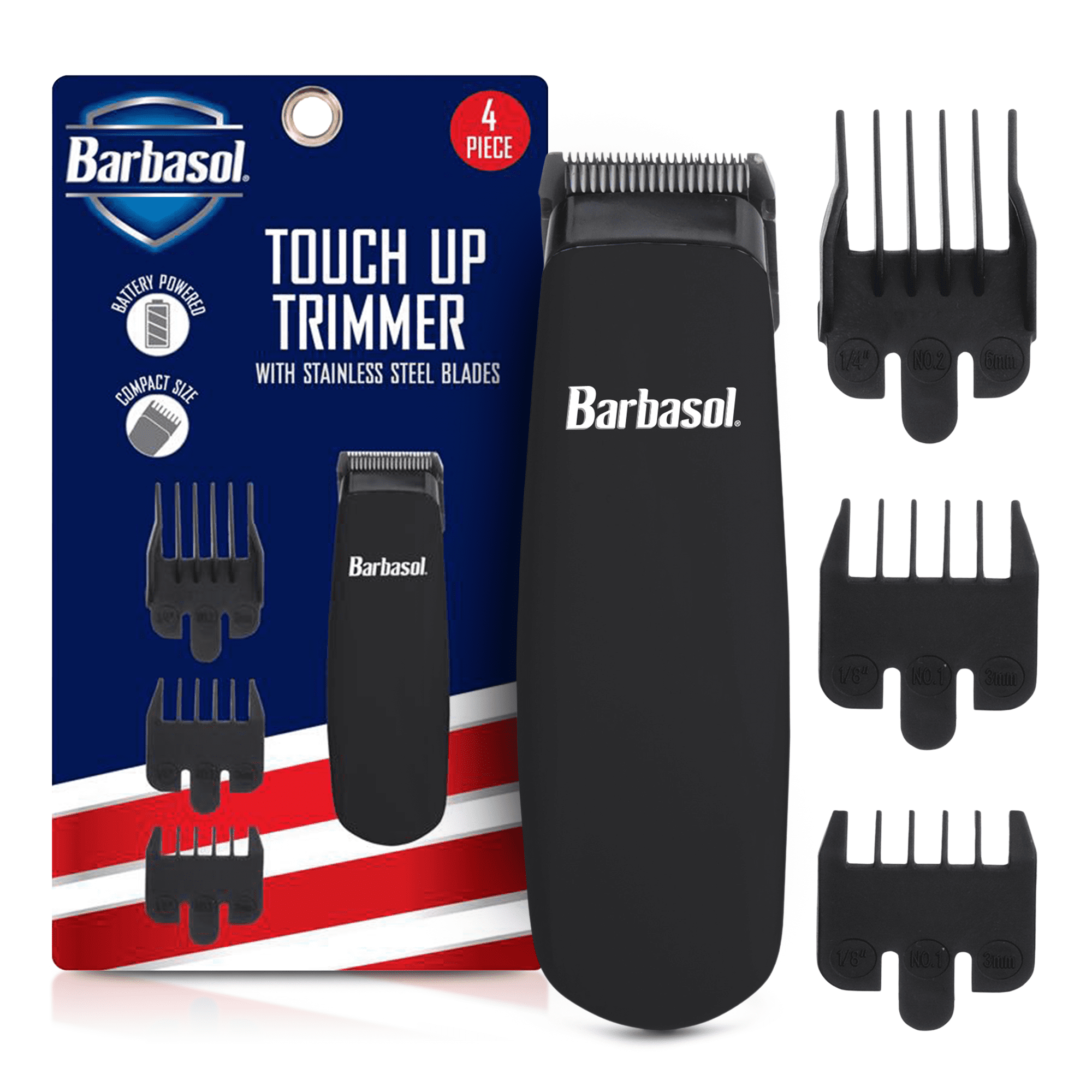 Barbasol Battery Powered Compact Touch Up Trimmer with Precision ...