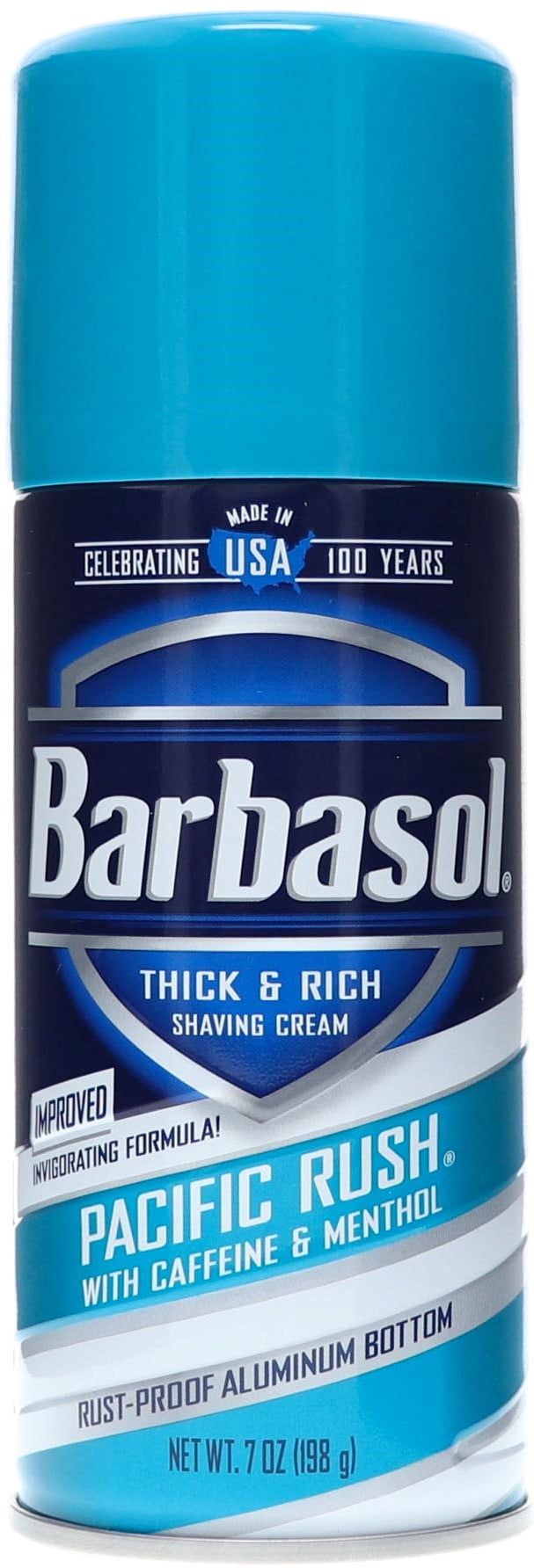 Barbasol Pacific Rush with Caffeine and Menthol Thick & Rich Shaving ...
