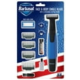 Barbasol Wet/Dry Single Blade Shaver with Body Grooming Comb for Face ...