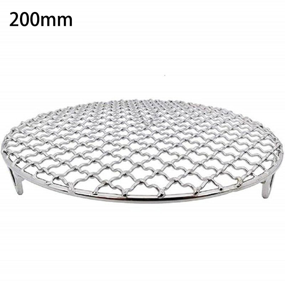 Barbecue Baking Rack Stainless Steel Round BBQ Grill Net Meshes Racks ...