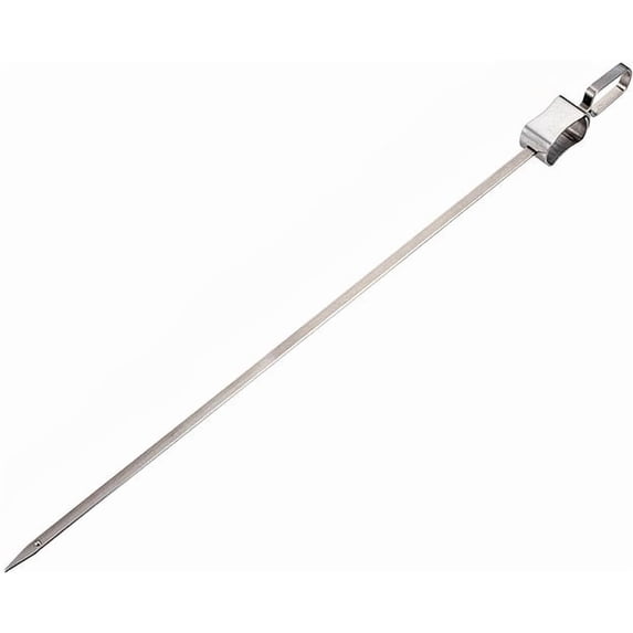 Barbecue Fork, Grilling Skewer, Stainless Steel Semi-Automatic Meat ...