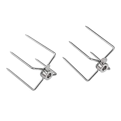 Barbecue Fork,Roast Spit Spit Rods Grill Rotisserie Meat Forks BBQ Tool ...