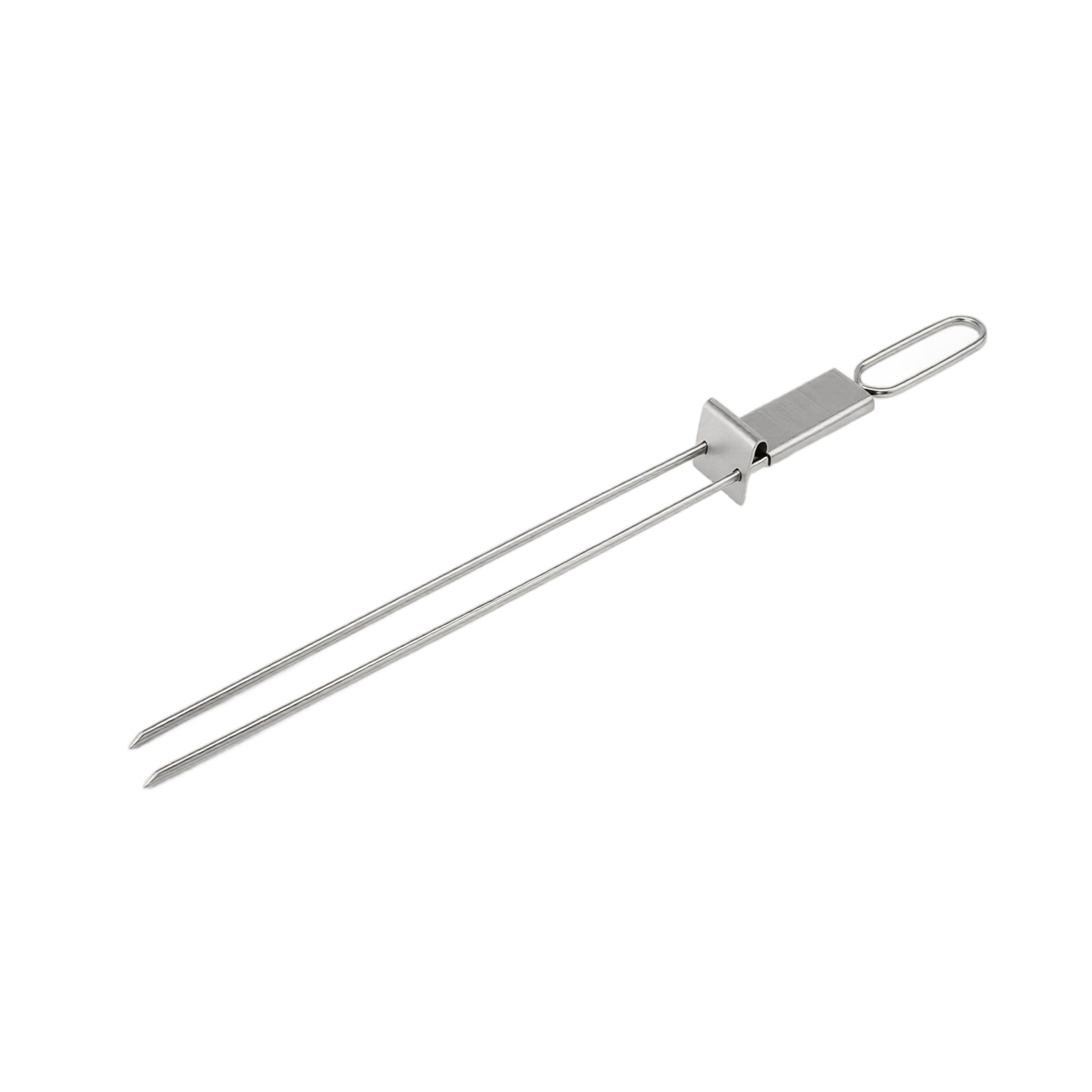 Barbecue Fork, Stainless Steel Semi-Automatic with Safety Buckle, 2 ...