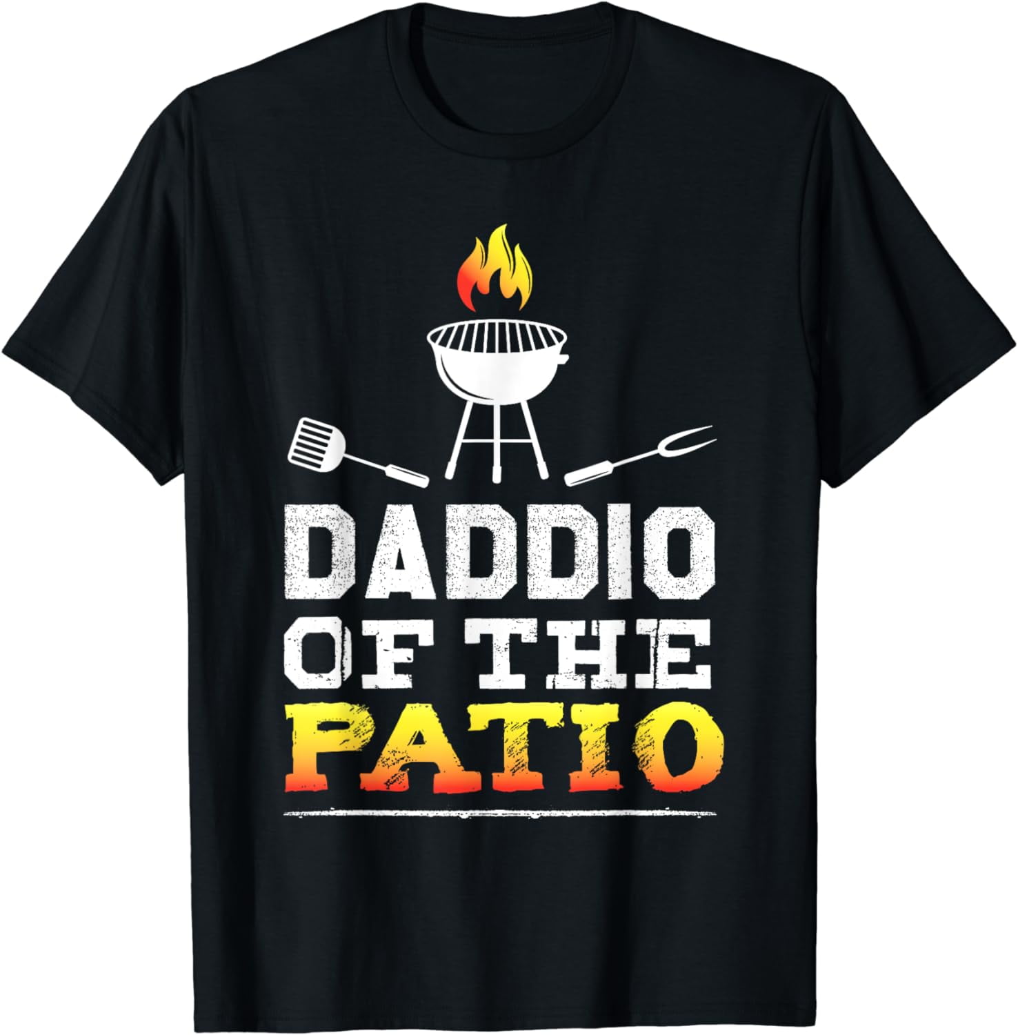 Barbecue Funny Grill Gift Shirt Daddio Of the Patio Tee T-Shirt ...