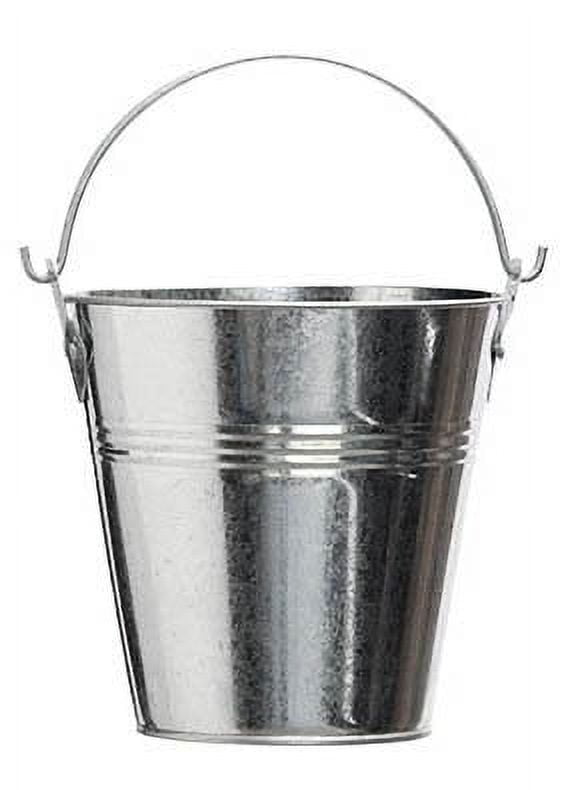 Barbecue Grease Drip Bucket Pail, Large Galvanized, for Full Size ...