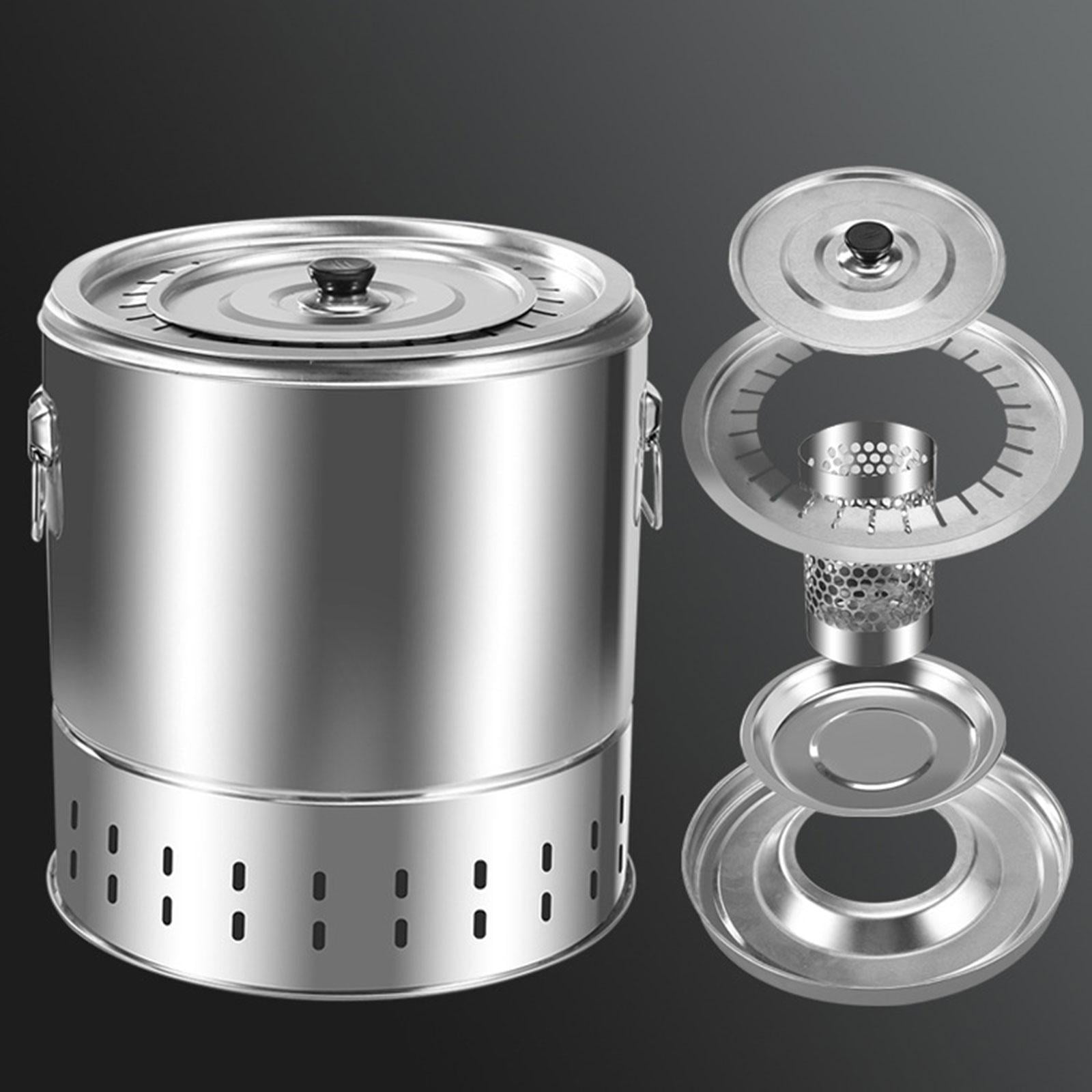 Barbecue Grill Bucket Grill Furnace Large Cooking Space Smokeless ...