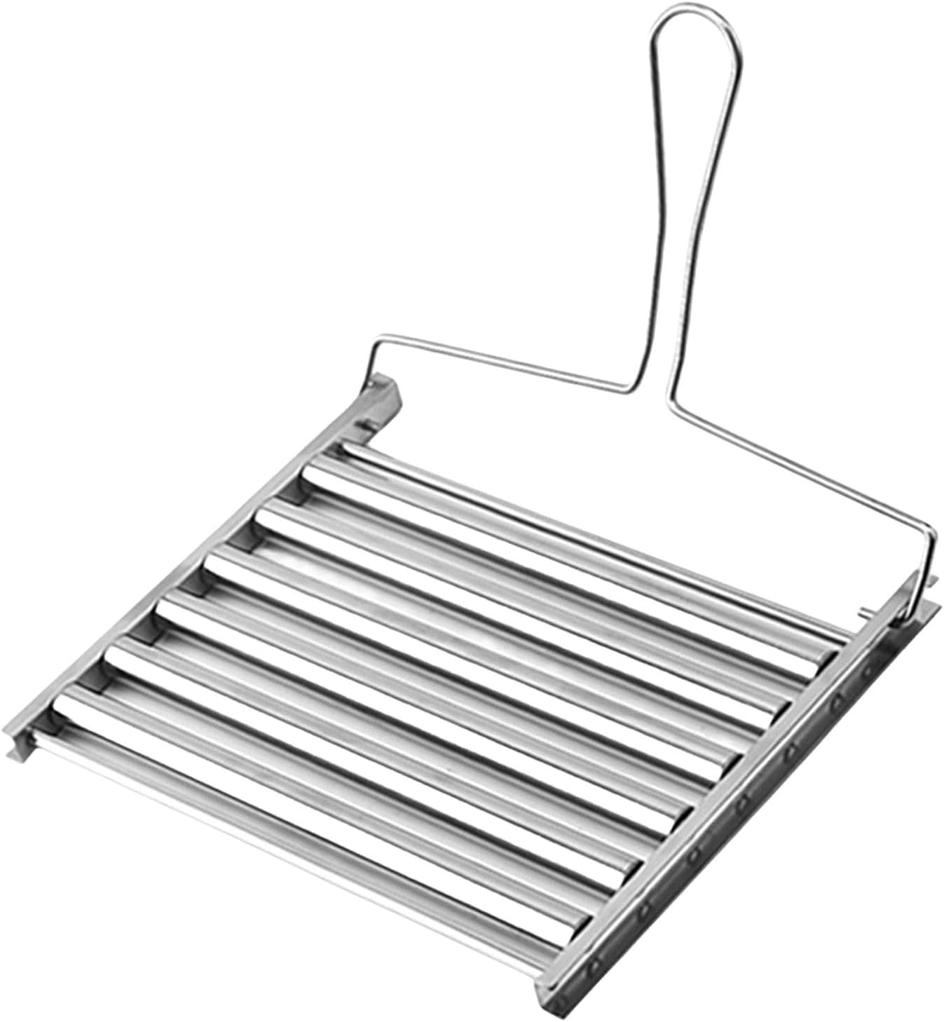 Barbecue Grill Hot Dog Roller Foldable Sausage Roller Rack Stainless ...