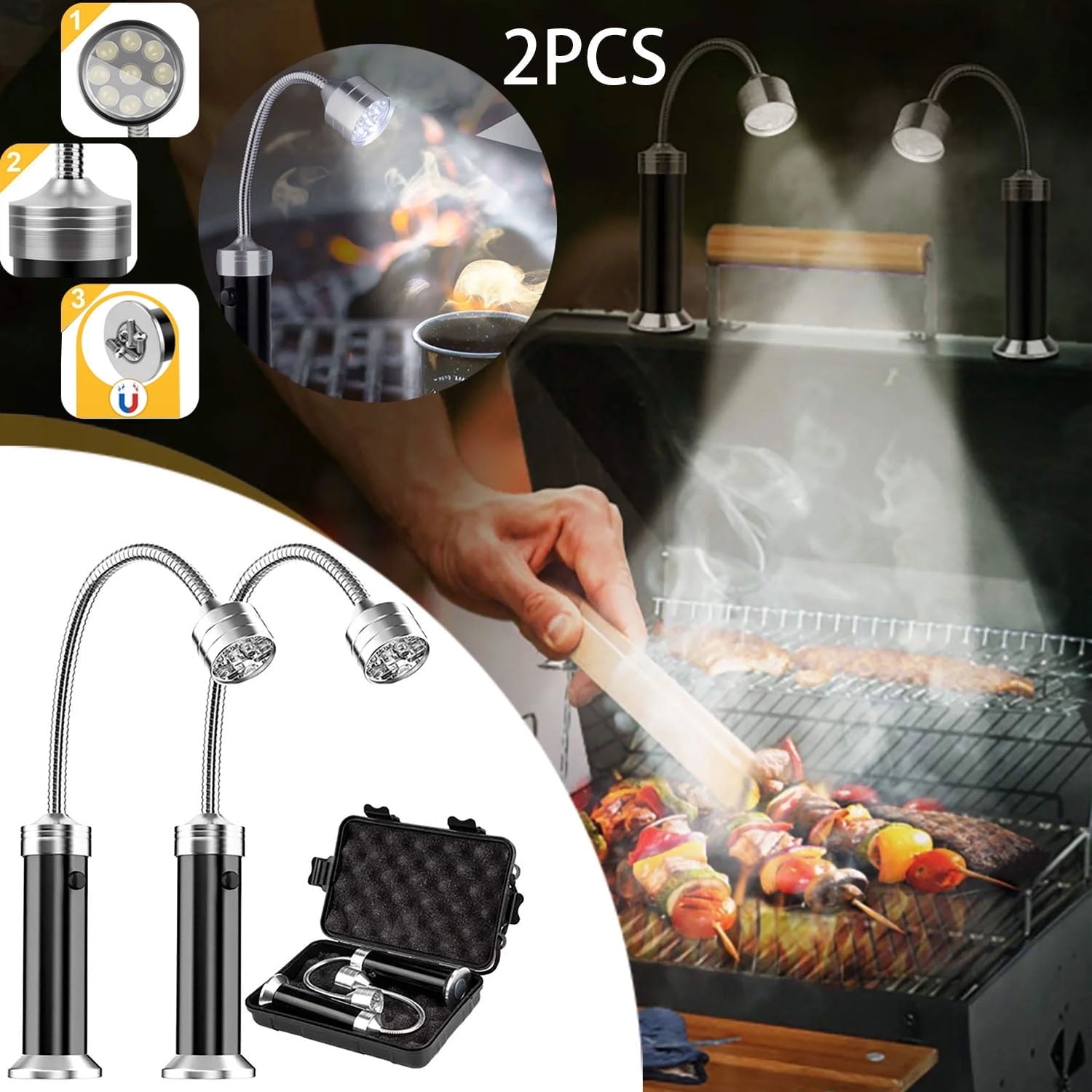 Barbecue Grill Light for Outdoor Grill, Super-Bright Led Bbq Lights ...