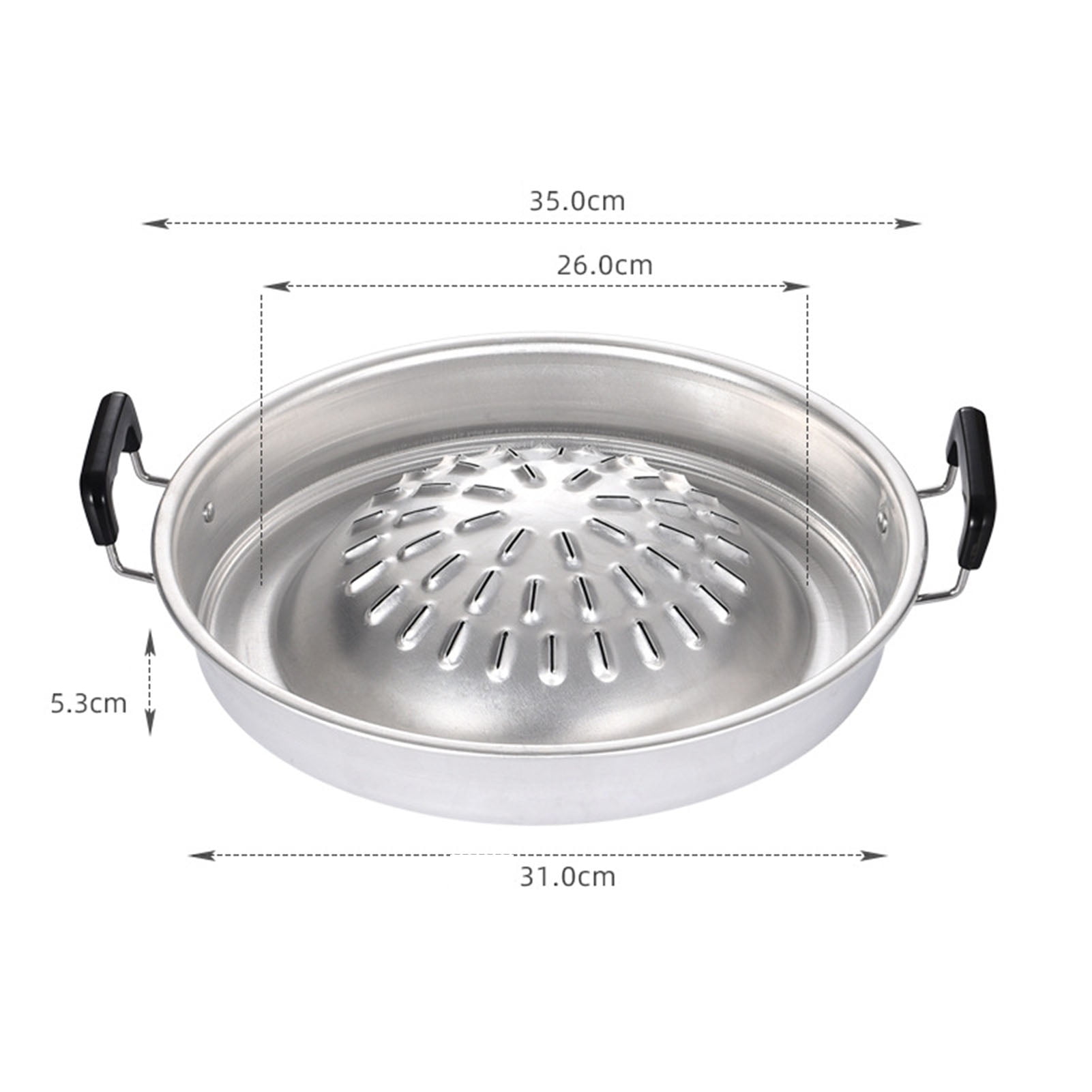 Barbecue Grill Pot Steak Grill Charcoal Pan Multifunctional Aluminum ...