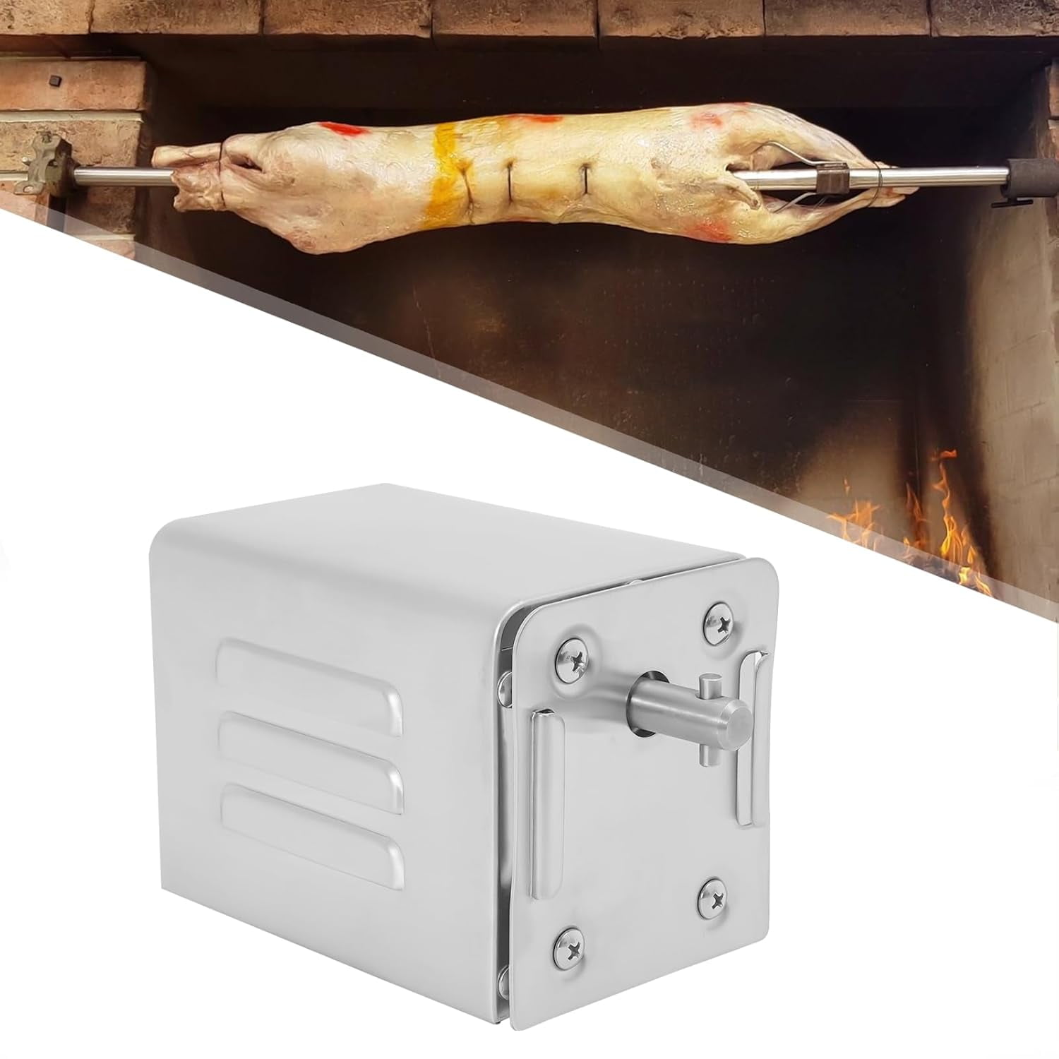 Barbecue Motor,Stainless Steel Grill Electric Barbecue Shop Grill Motor ...