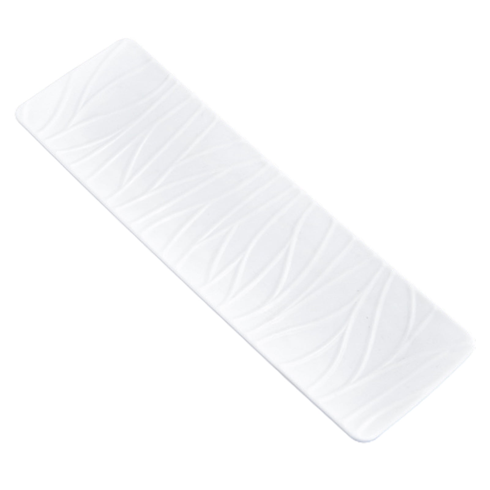 Barbecue Plate Curved Edge Design Anti-spill Tree Texture Rectangular ...