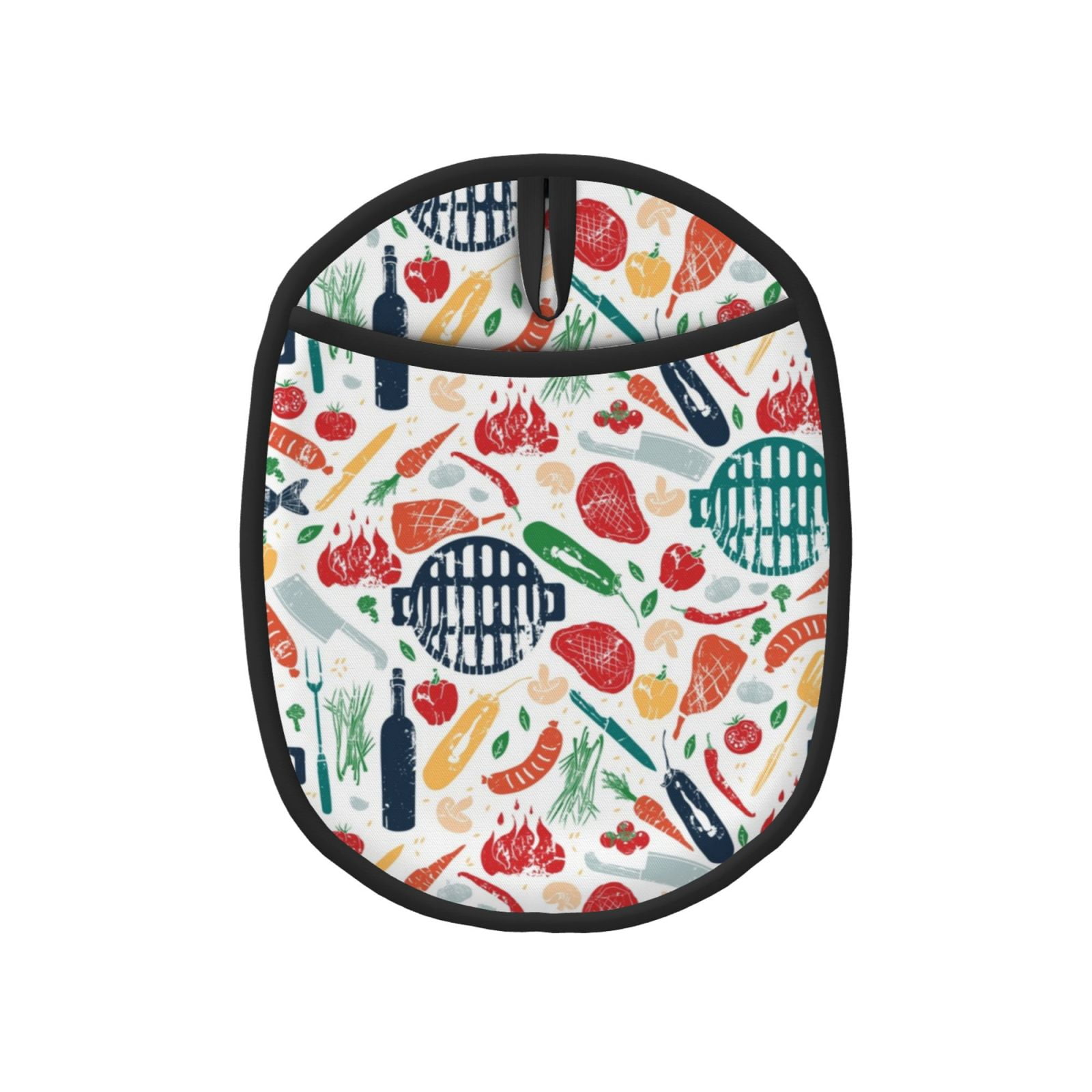 Barbecue Pot Holders for Kitchen - Heat Resistant Oven Mitts Hot Pads ...