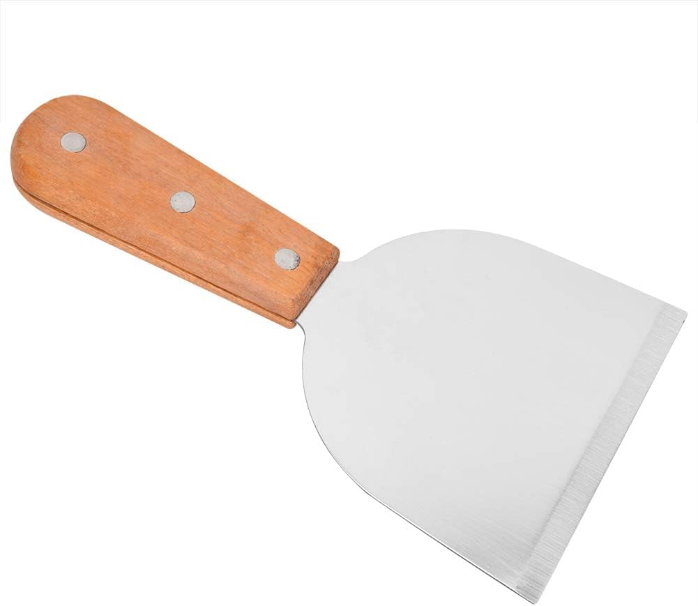 Barbecue Spatula Scraper, Grill Scraper for Griddle, Stainless Steel ...