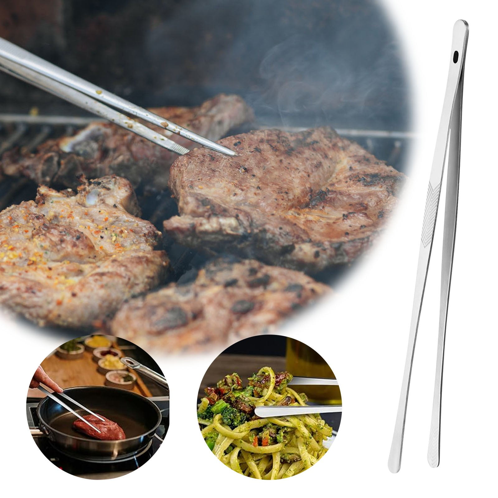 Barbecue Tongs *1 Chefbee Kitchen Cooking Tongs Tweezers 1Pcs 12 ...