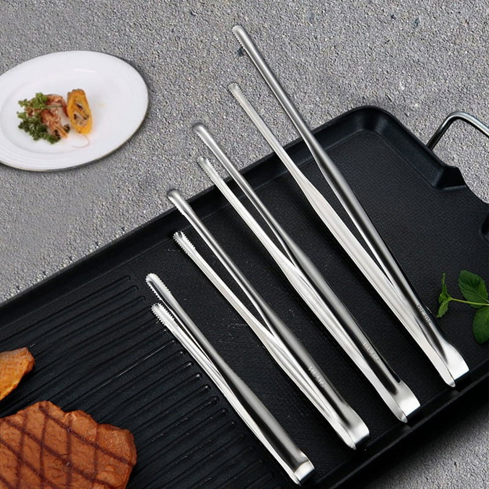 Symkmb Barbecue Tongs Cooking Tongs Camping Utensils Kitchen Tongs ...