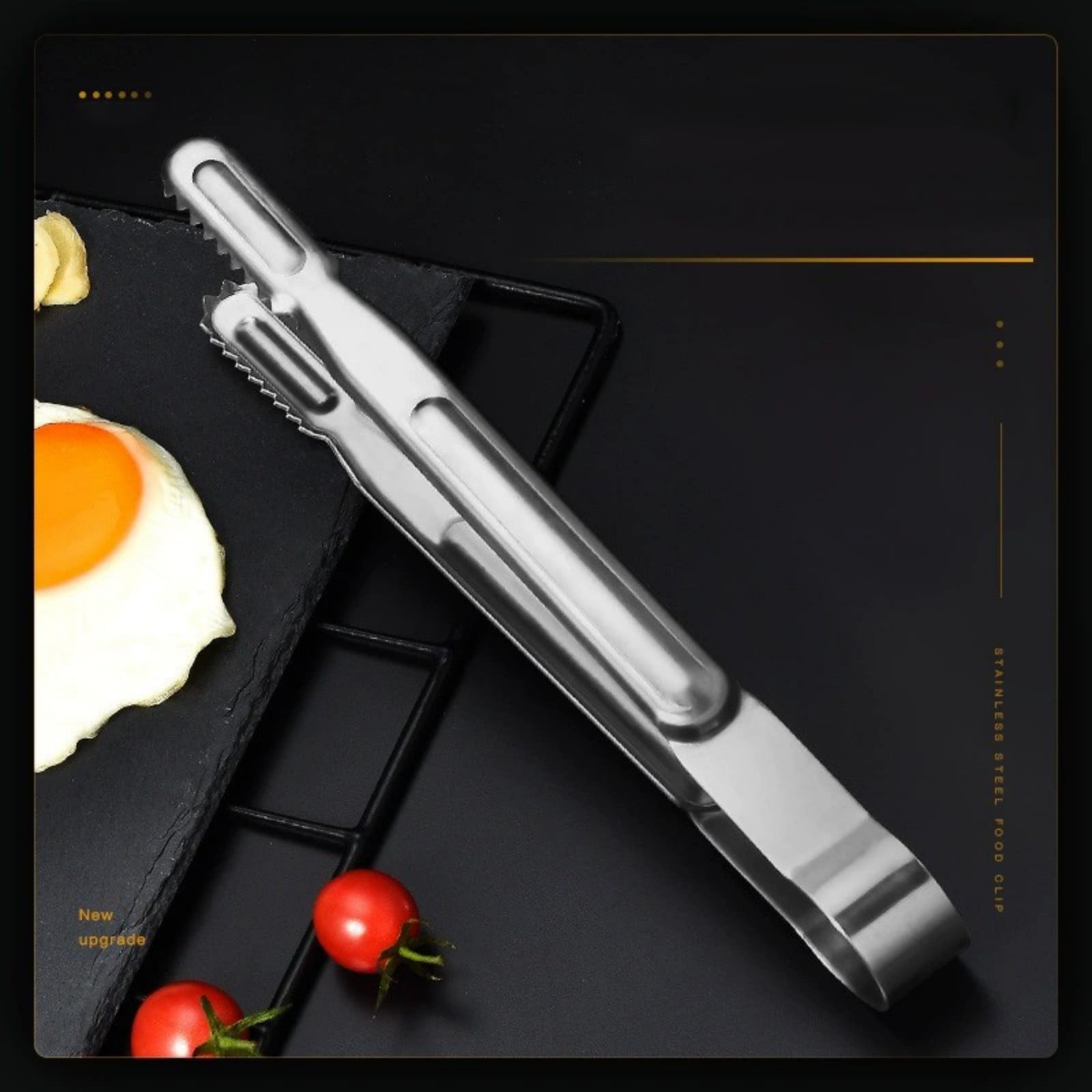Barbecue Tongs, Stainless Steel Grill Tongs with Non-Slip Handle ...