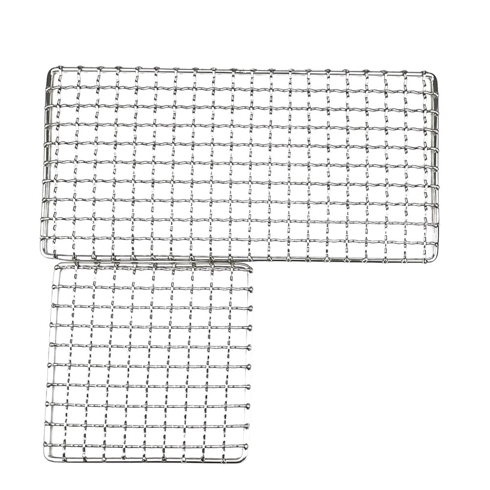 Barbecue Wire Rack Grill Netting Camping Mesh Grills Silver - Walmart.com