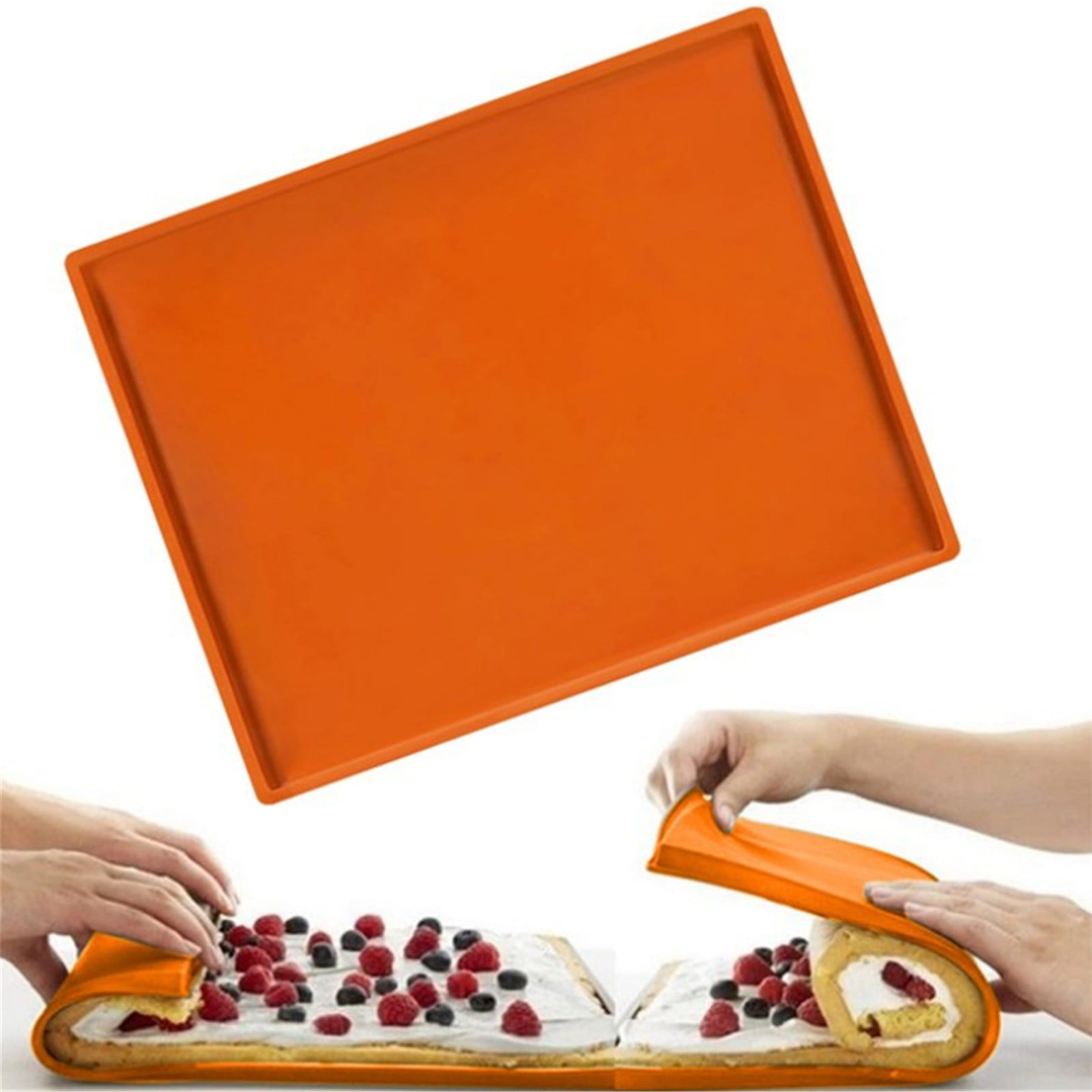 Barbecue mat Kitchen Gadgets Roll Silicone High Temperature Baking ...
