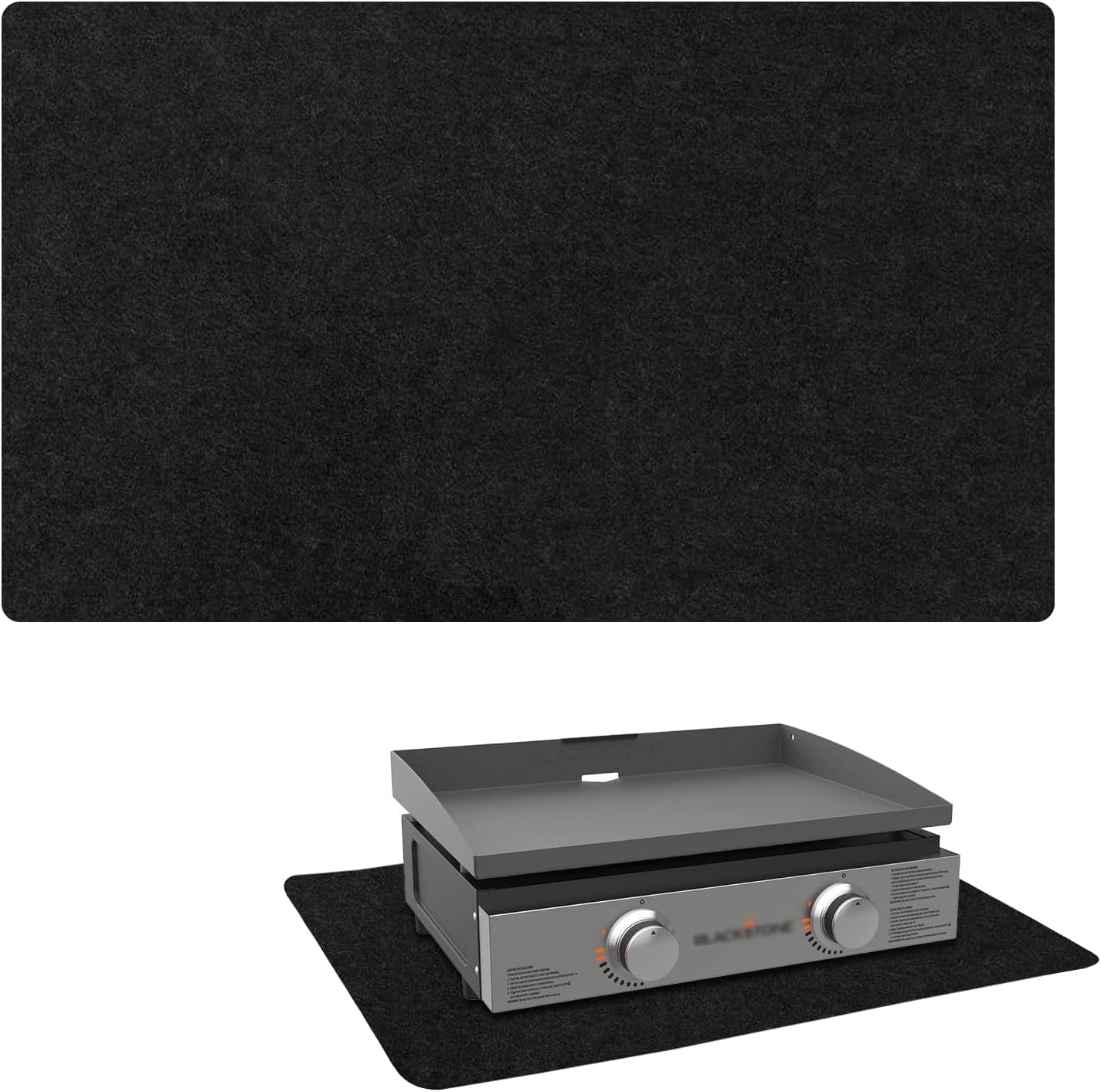 Barbecue mat, high-quality outdoor barbecue mat, protecting the deck ...