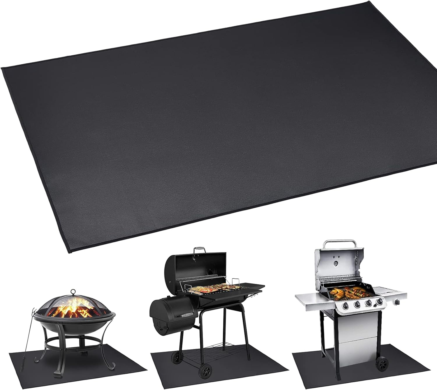 Barbecue mats are suitable for outdoor charcoal, flat tops, smoking ...