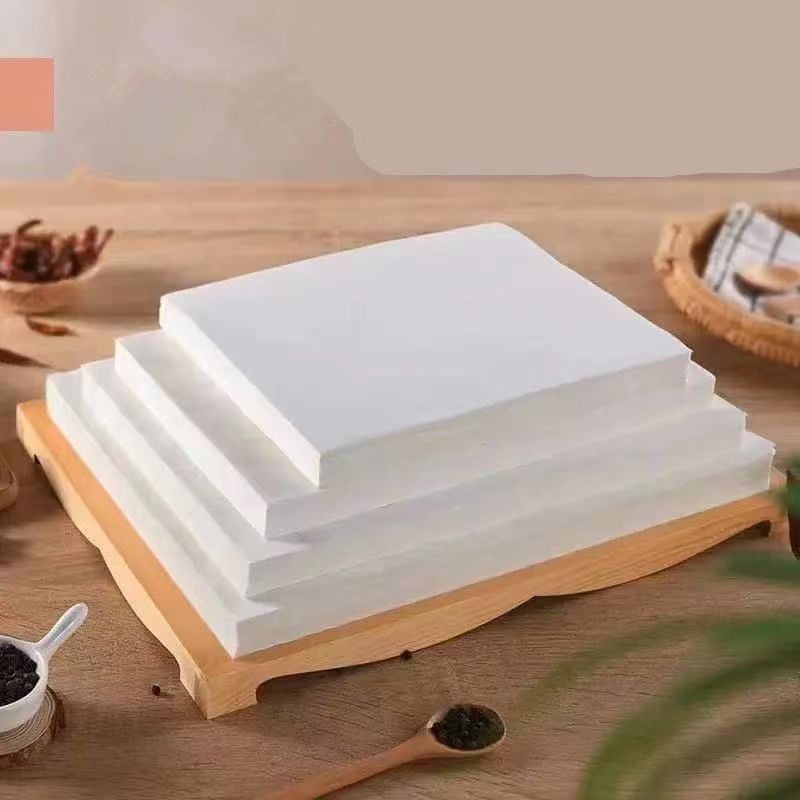 Barbecue paper rectangular fried oil-absorbing paper baking tray paper ...