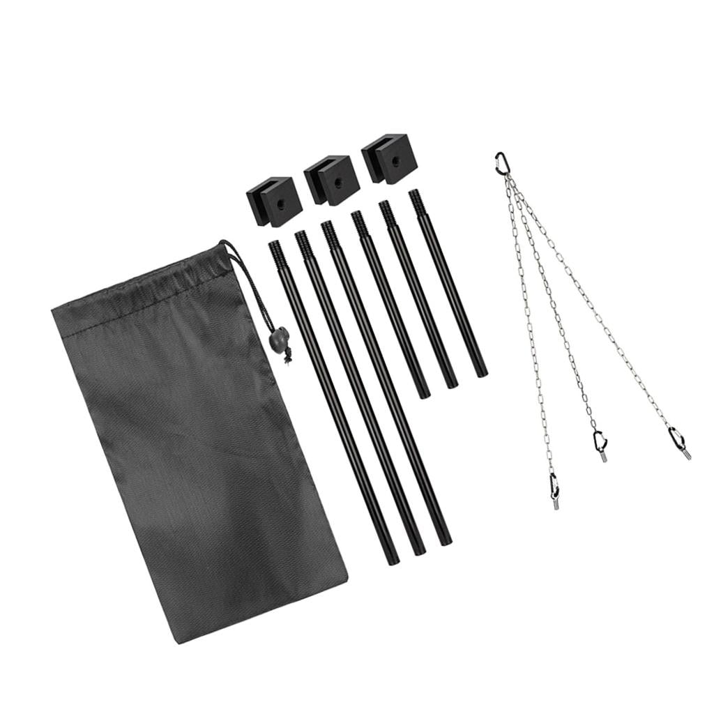 Barbecues Tray Holder Stand Outdoor Cooking Stand Convenient Grills ...