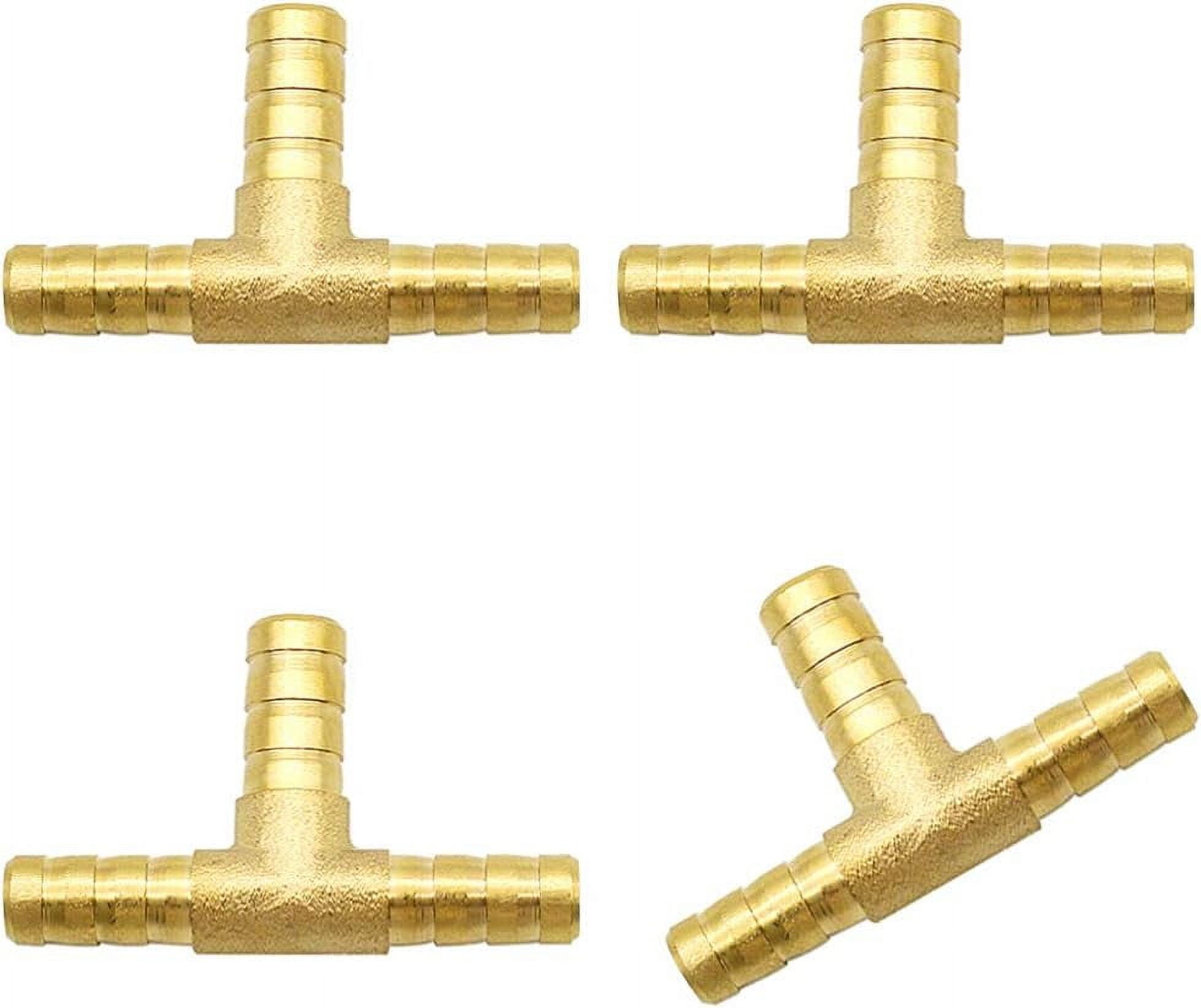 Barbed Fitting Intersection For Corrosion Resistance, Brass Three Way ...