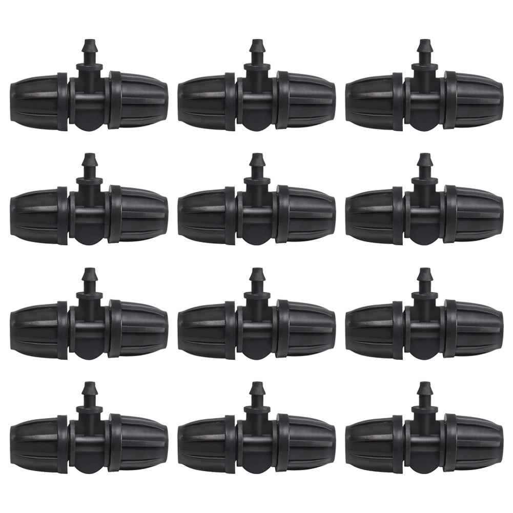 Barbed Tee 1/2Inch To 1/4Inch Irrigation Tube Connectors Drip ...