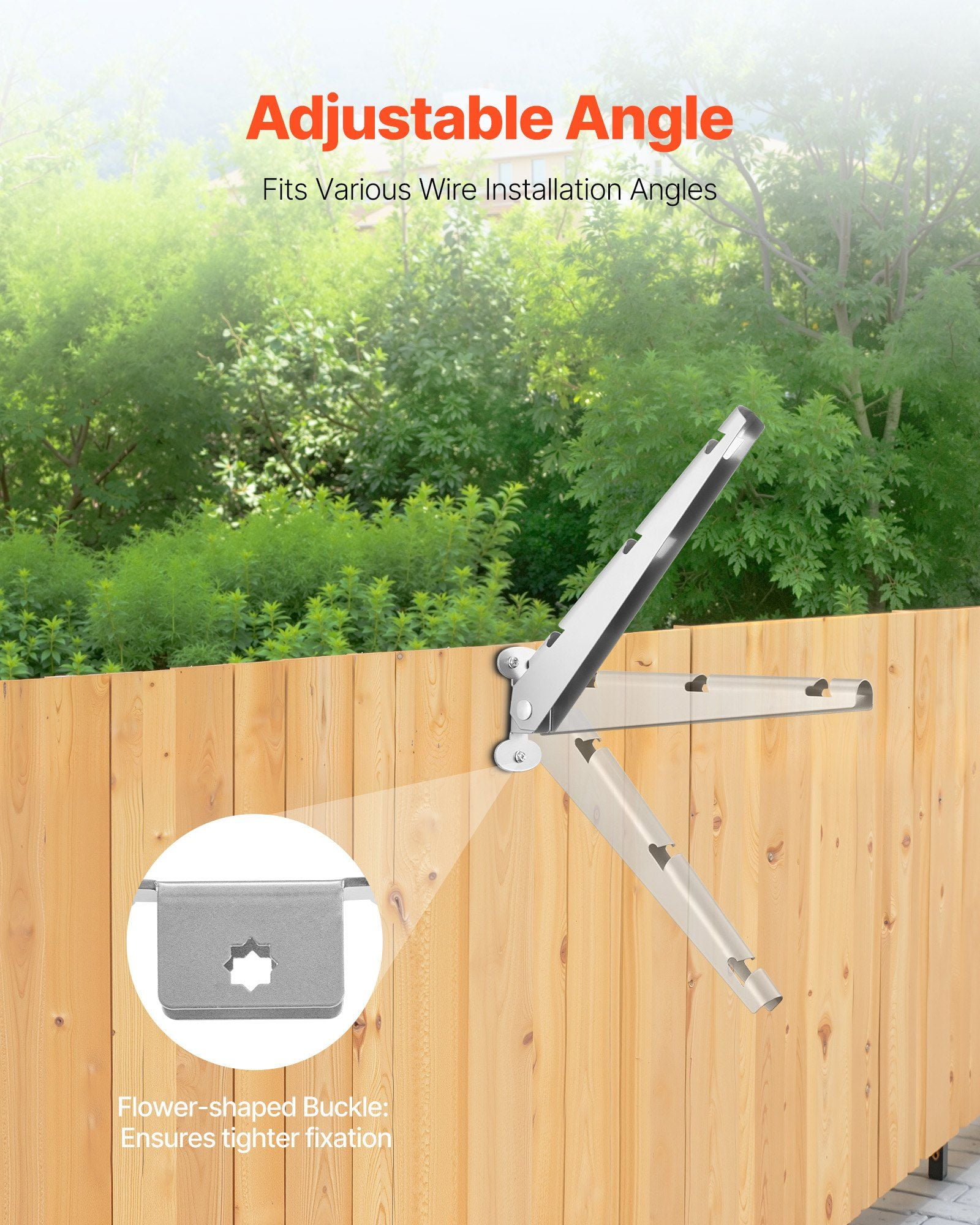 Barbed Wire Arm Fence Extender, 10-Pack 12.2-Inch Galvanized Steel ...