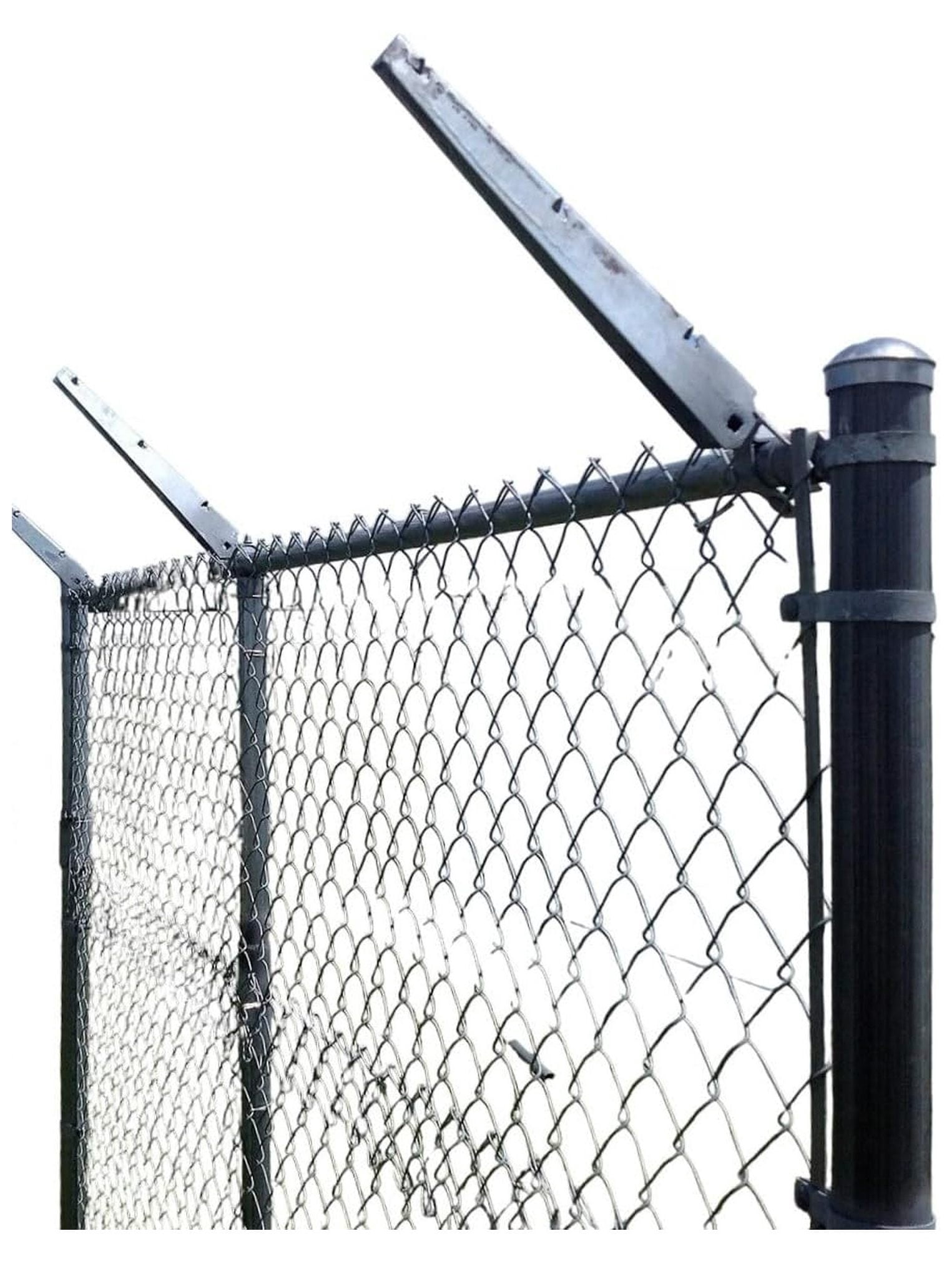 Barbed Wire / Barbwire Arm Extensions for Chain Fence - Set of 9 1-5/8 ...