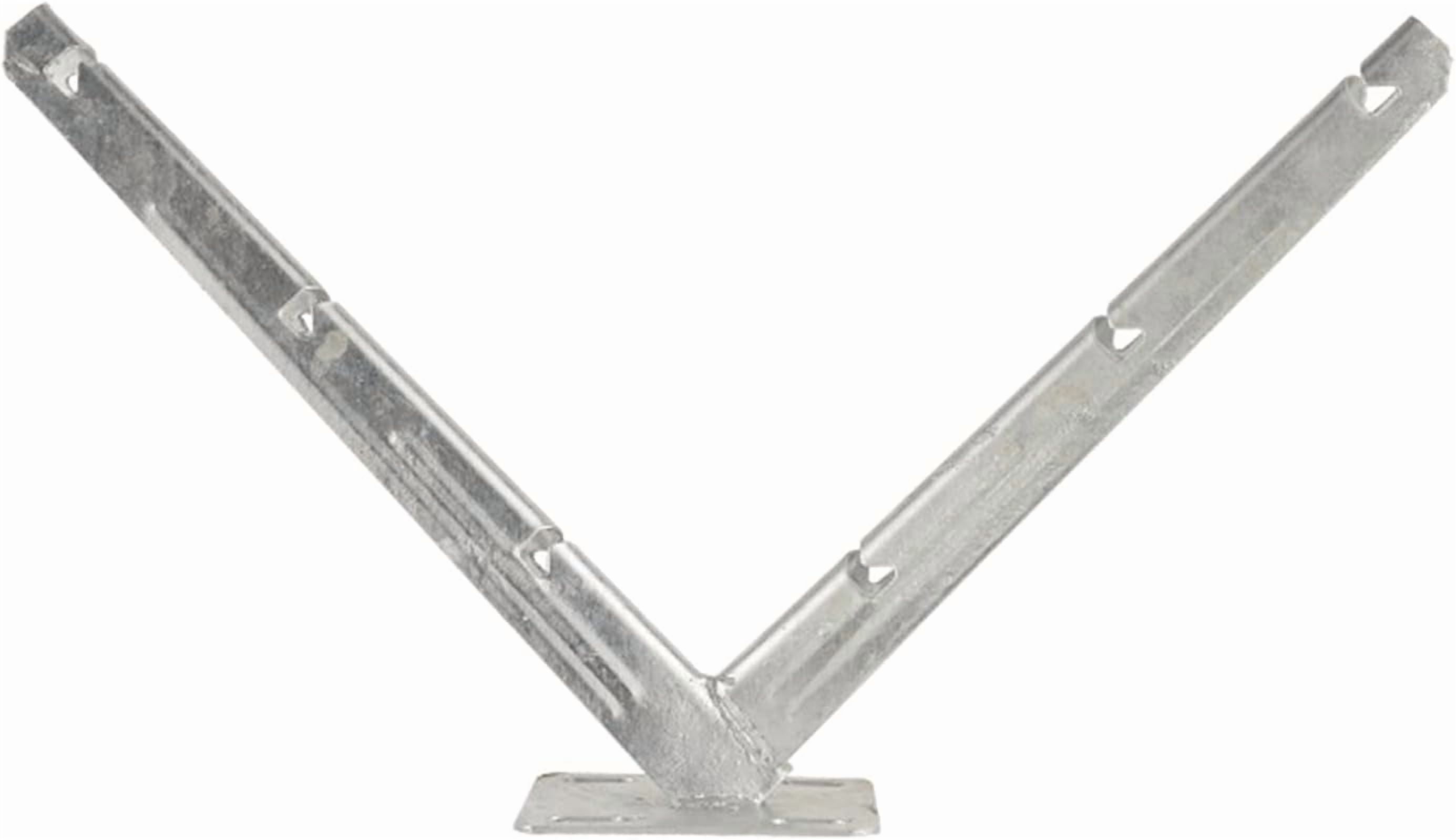 Barbed Wire Bracket Pair V-Shaped Galvanized Roll Fence Extension ...