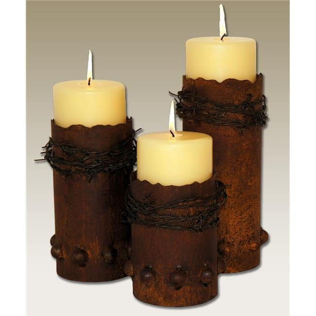 Barbed Wire Candle Holders- Set of 3 - Walmart.com