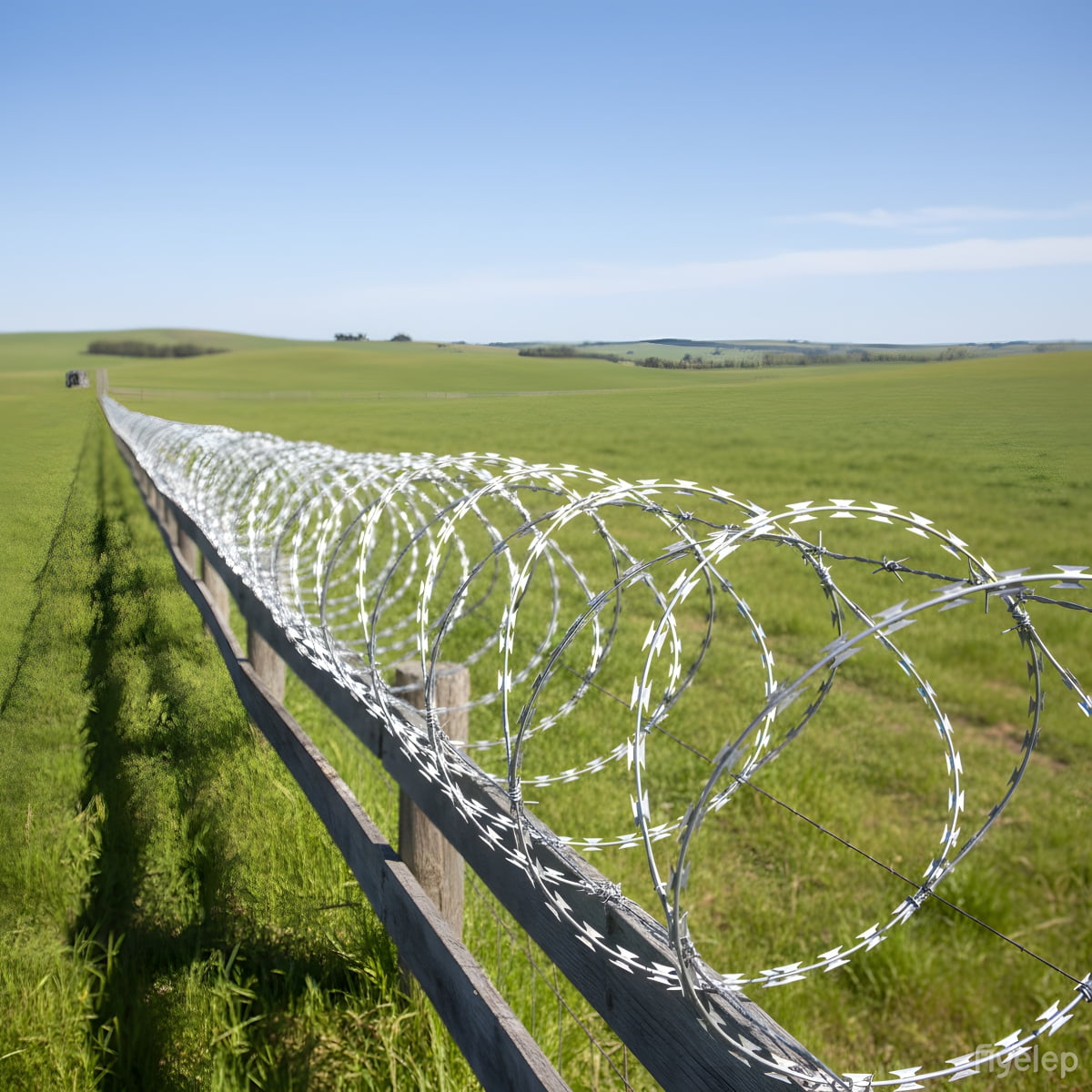 Barbed Wire Fence 50 Foot 1 Roll Galvanized Steel Barbed Wire Fence for ...