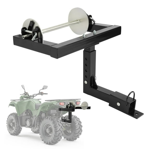 Barbed Wire Unroller Bolt-On ATV Adaptor with 2" Receiver Hitch For ...