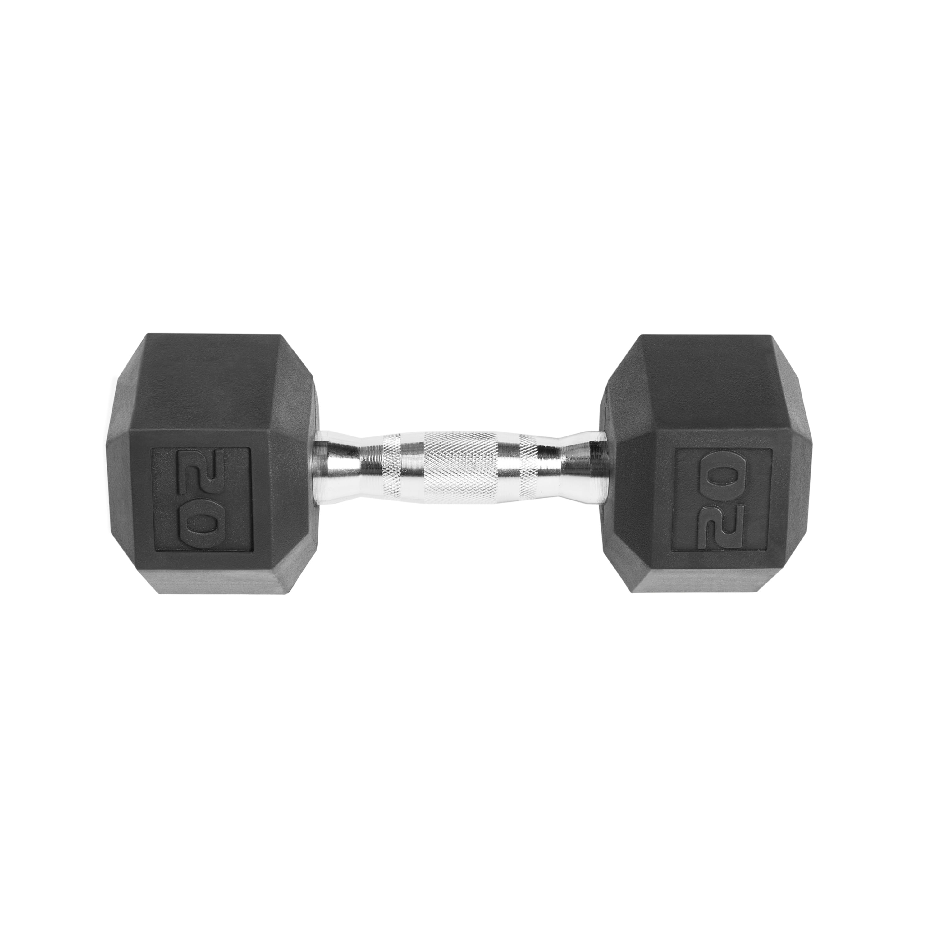 Barbell, 20lb Rubber Hex Dumbbell, SinglePremium quality weights that ...