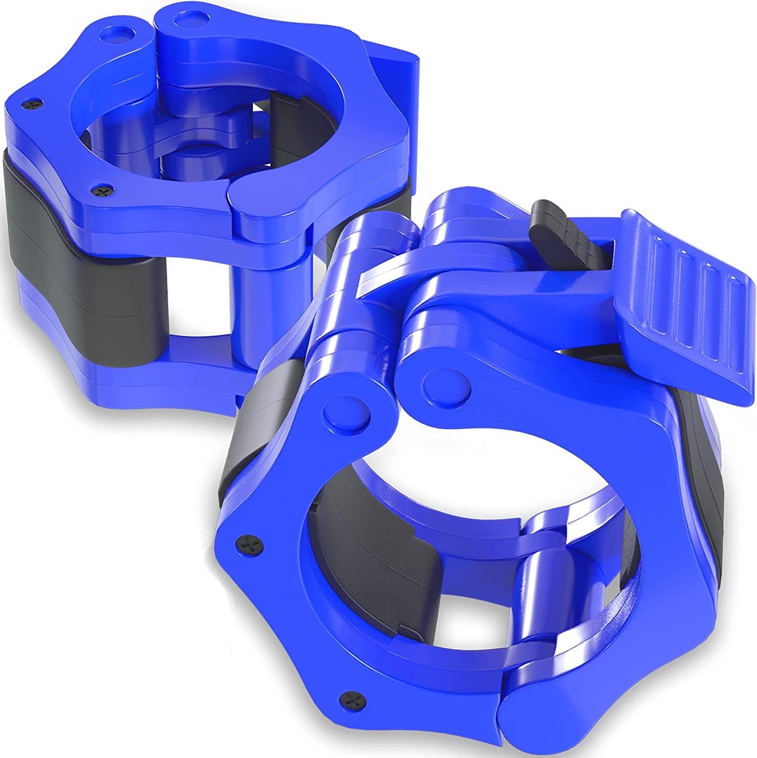 Barbell Clamps Bar Clips - Quick Release Barbell Collars Non Slip ...